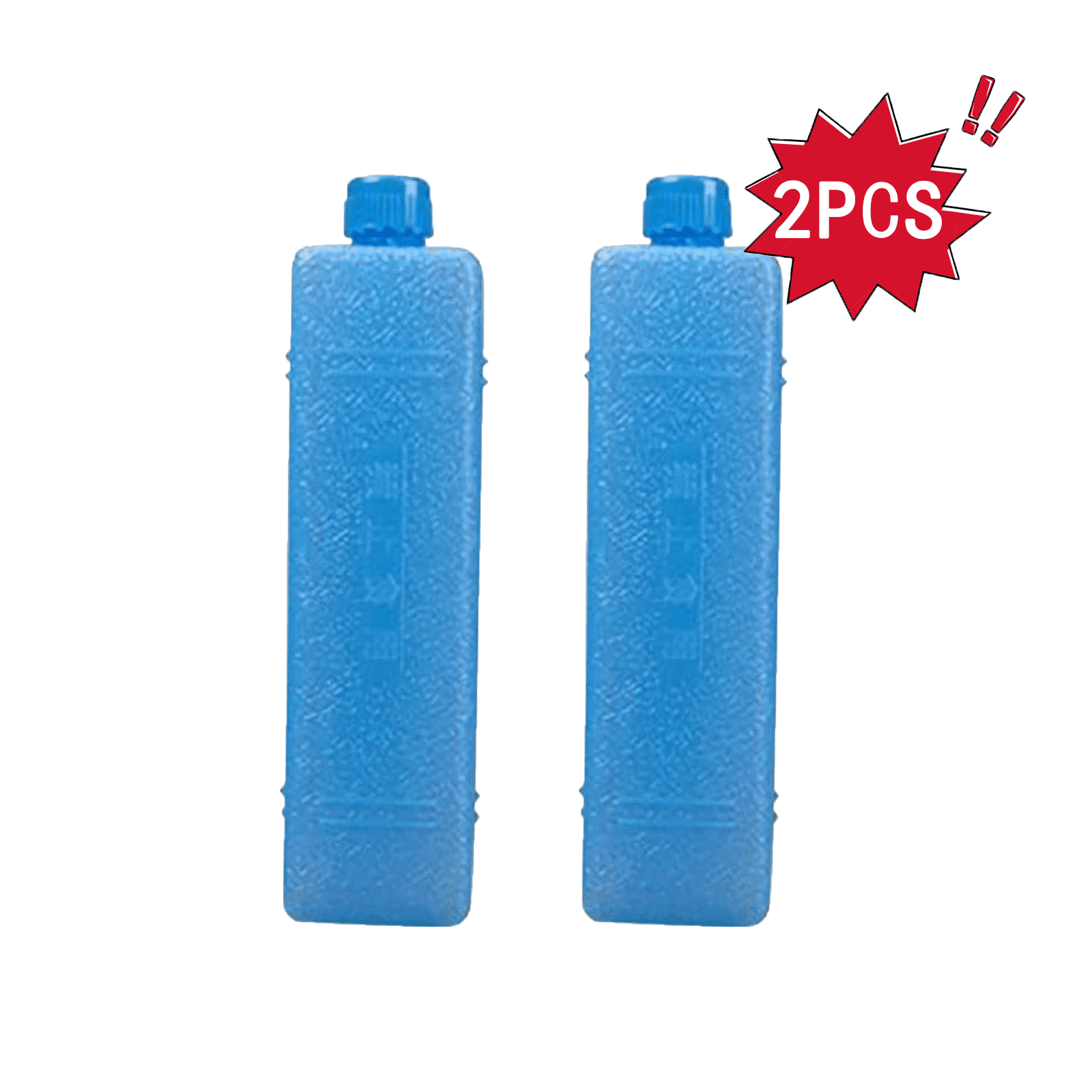 2pcs Small Fan Ice Packs, Reusable Portable Cooler Freezer Ice Packs ...