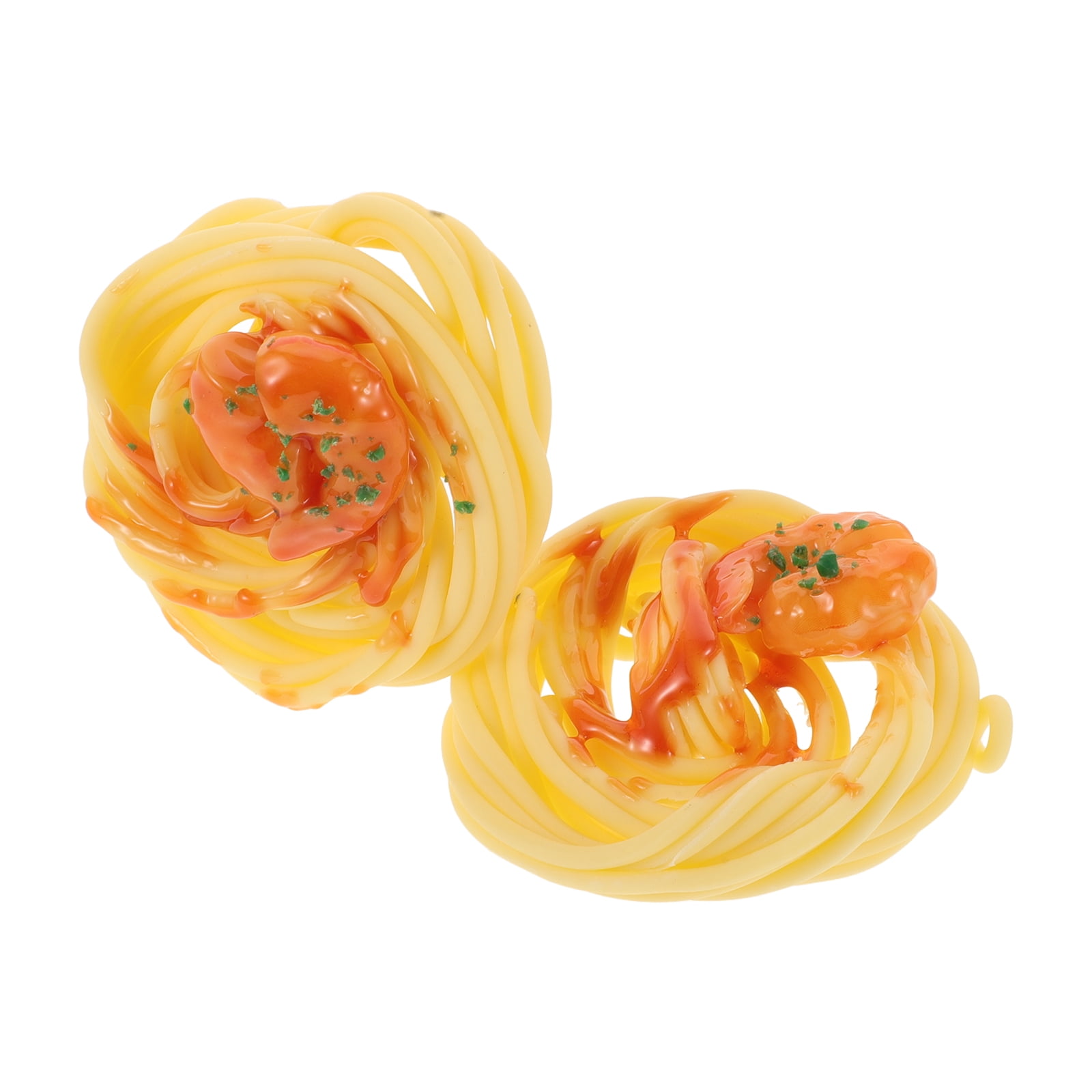 2pcs Artificial Small Spaghetti Faux Spaghetti Pasta Realistic ...
