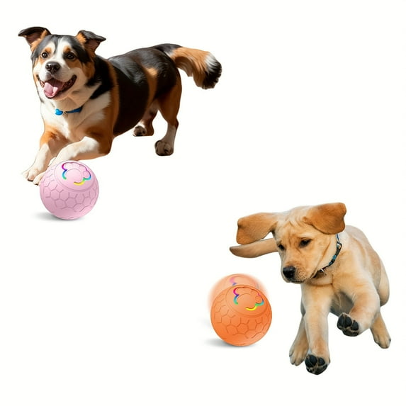 2pcs Smart Interactive Dog Toy Balls - Auto Moving/Bouncing/Rotating, 2 ...