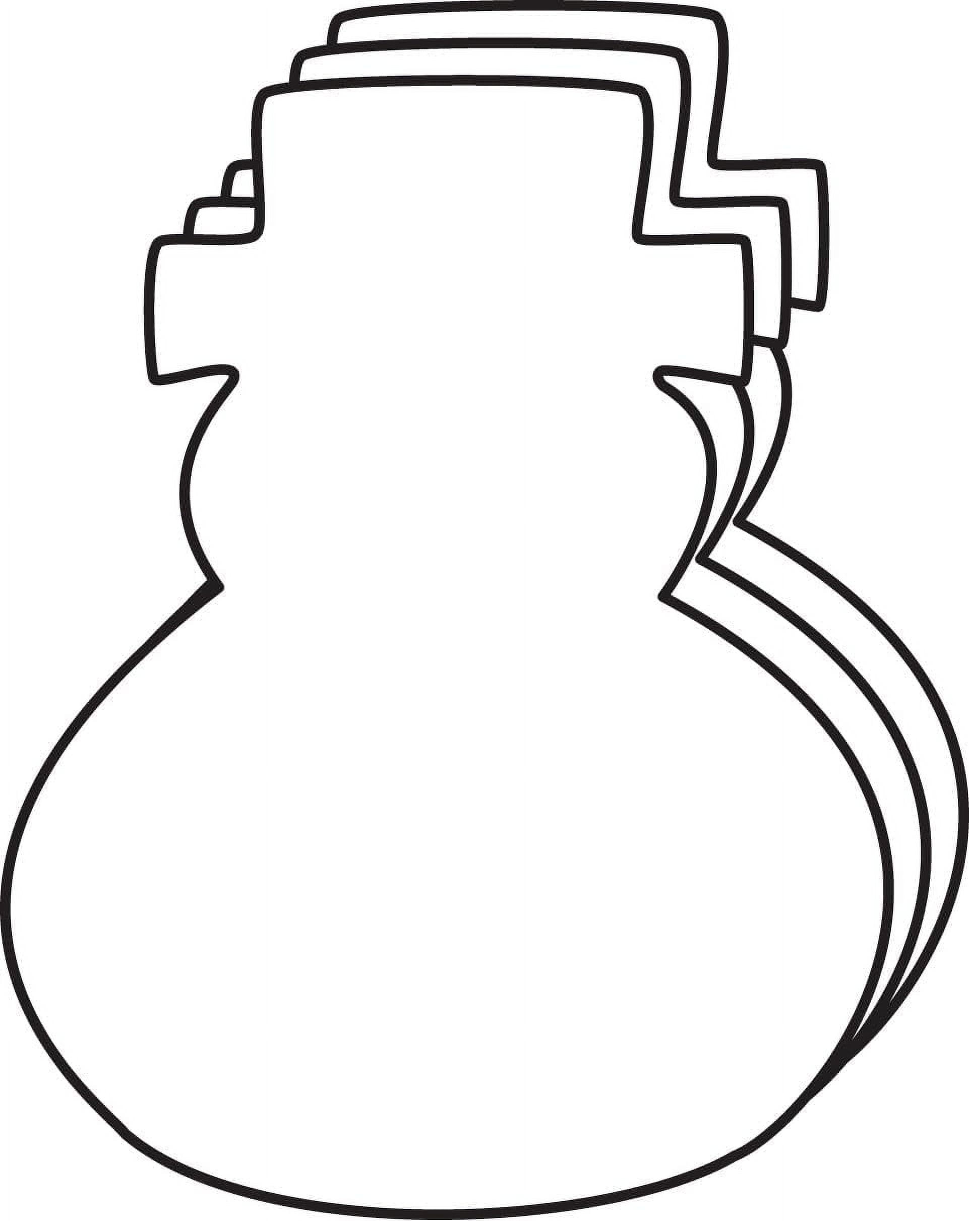 2pcs Snowman Single-Color Creative Paper Cut-Outs, 31 Cut-Outs in a ...