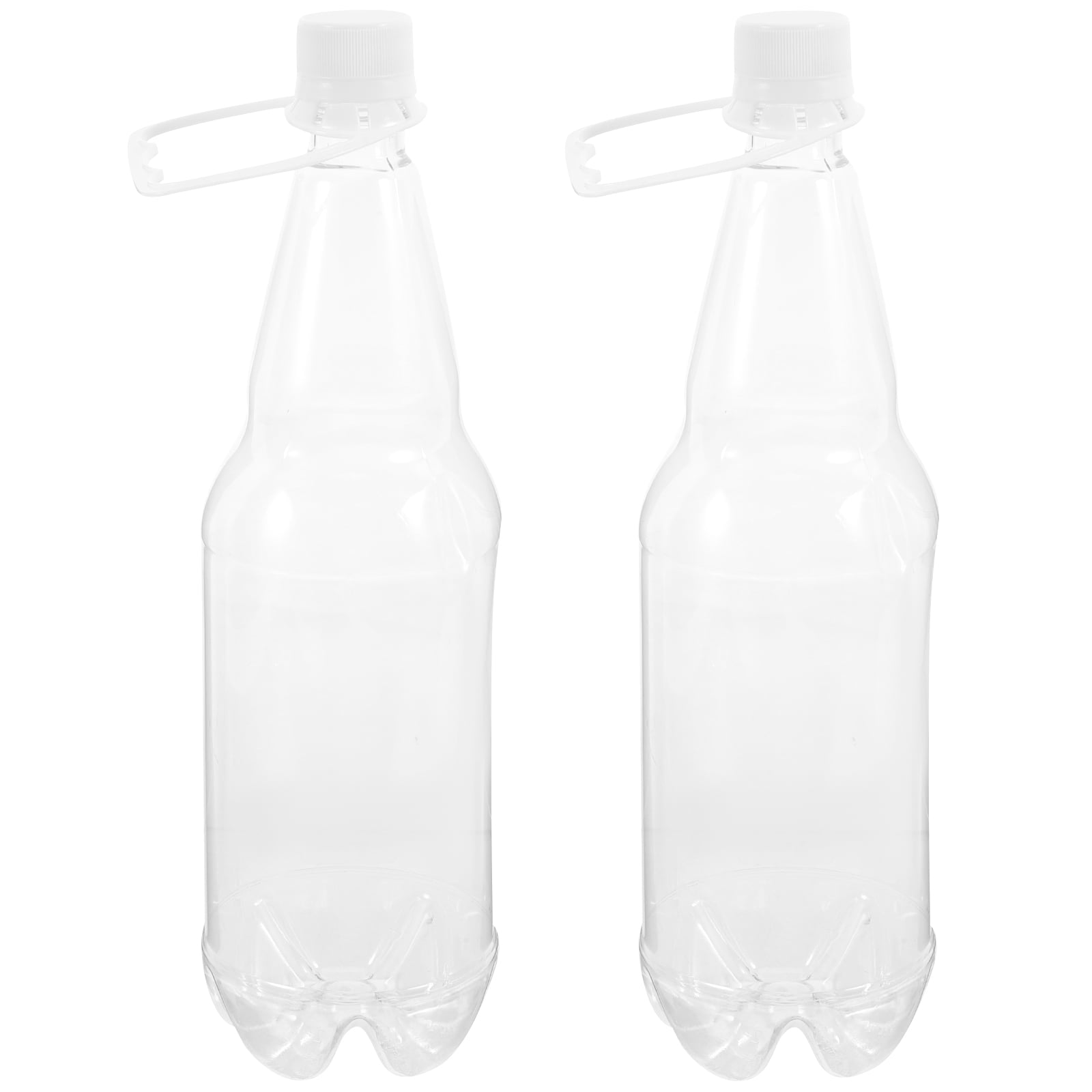 2pcs Soda Bottle Plastic Bottles with Lids Large Beverage Bottles for ...