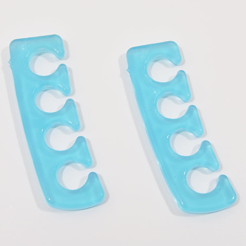 2pcs Soft Silicone Finger Toe Separator Manicure Pedicure Separator ...