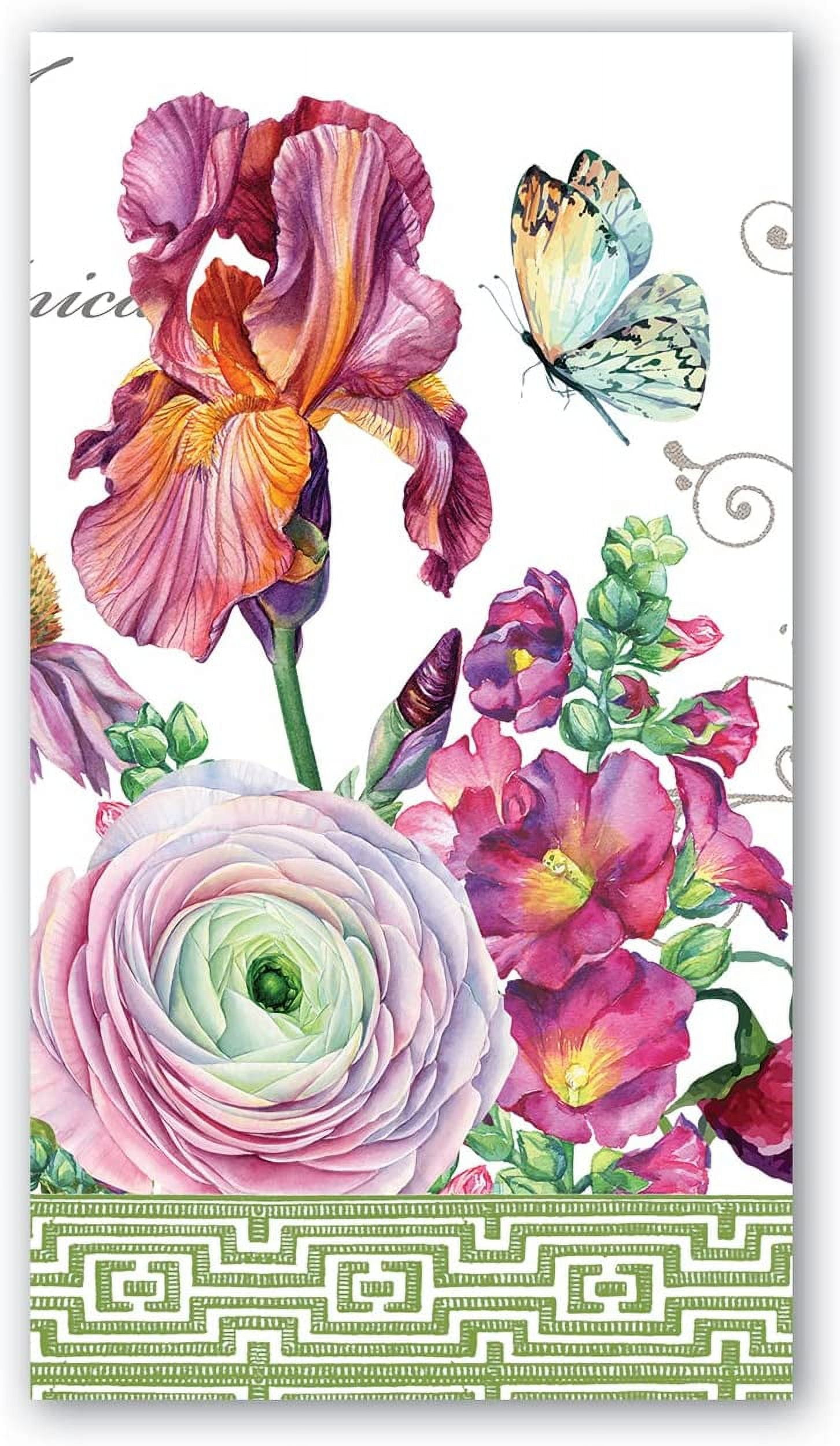 2pcs Soft Triple-ply Paper Hostess Napkins, Deborah's Garden Themed ...