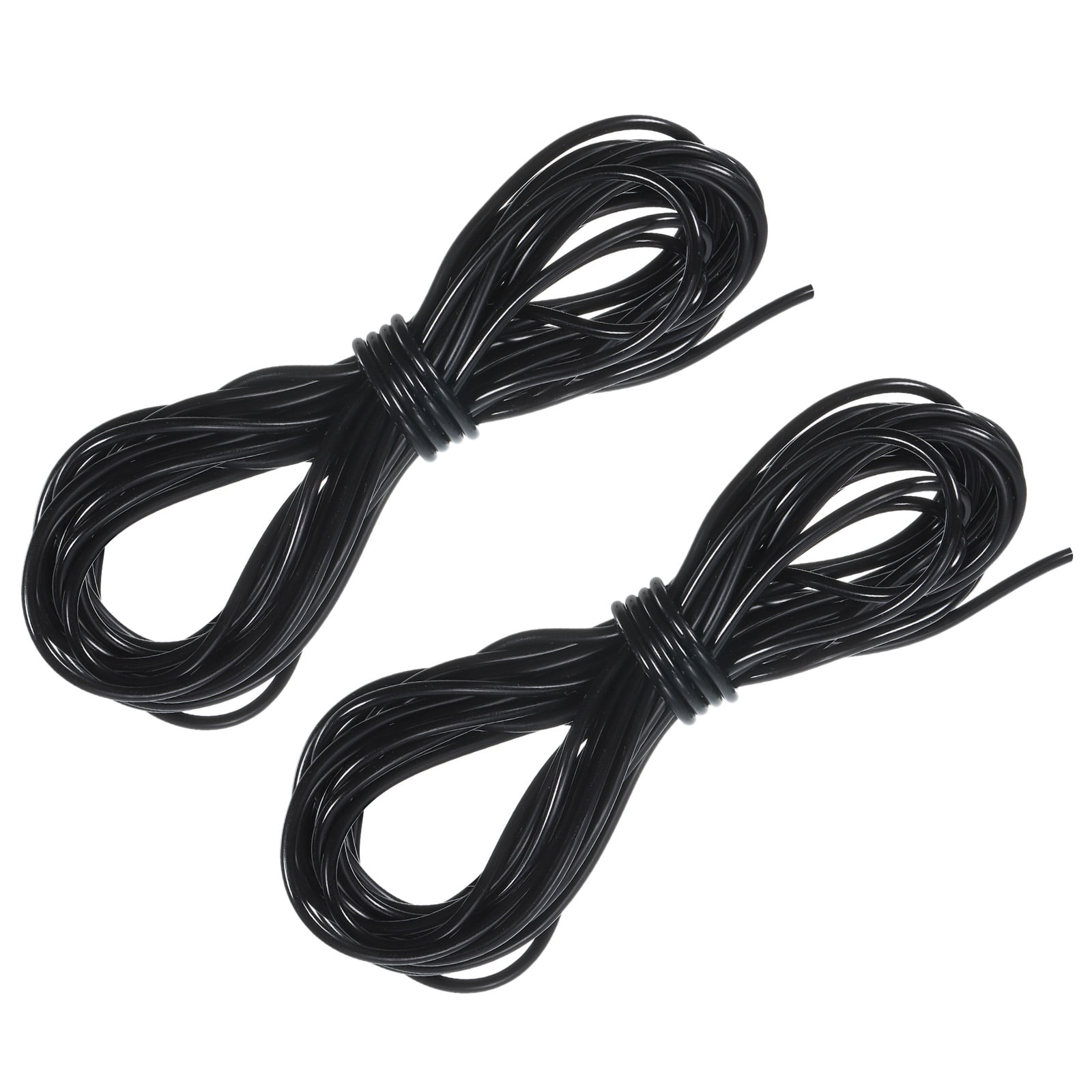 2pcs Solid Rubber Cord Tubing 2mm Dia 5.5 Yard Rubber Tube for Jewelry ...