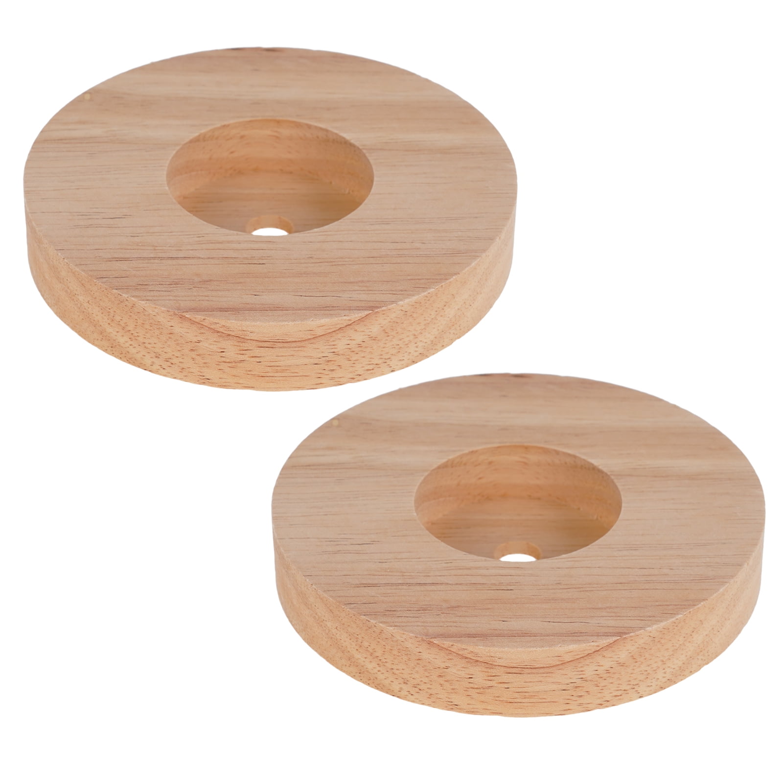 WASHWEPE Diy Lamp Making Base Light Brown 2Pcs - Walmart.com