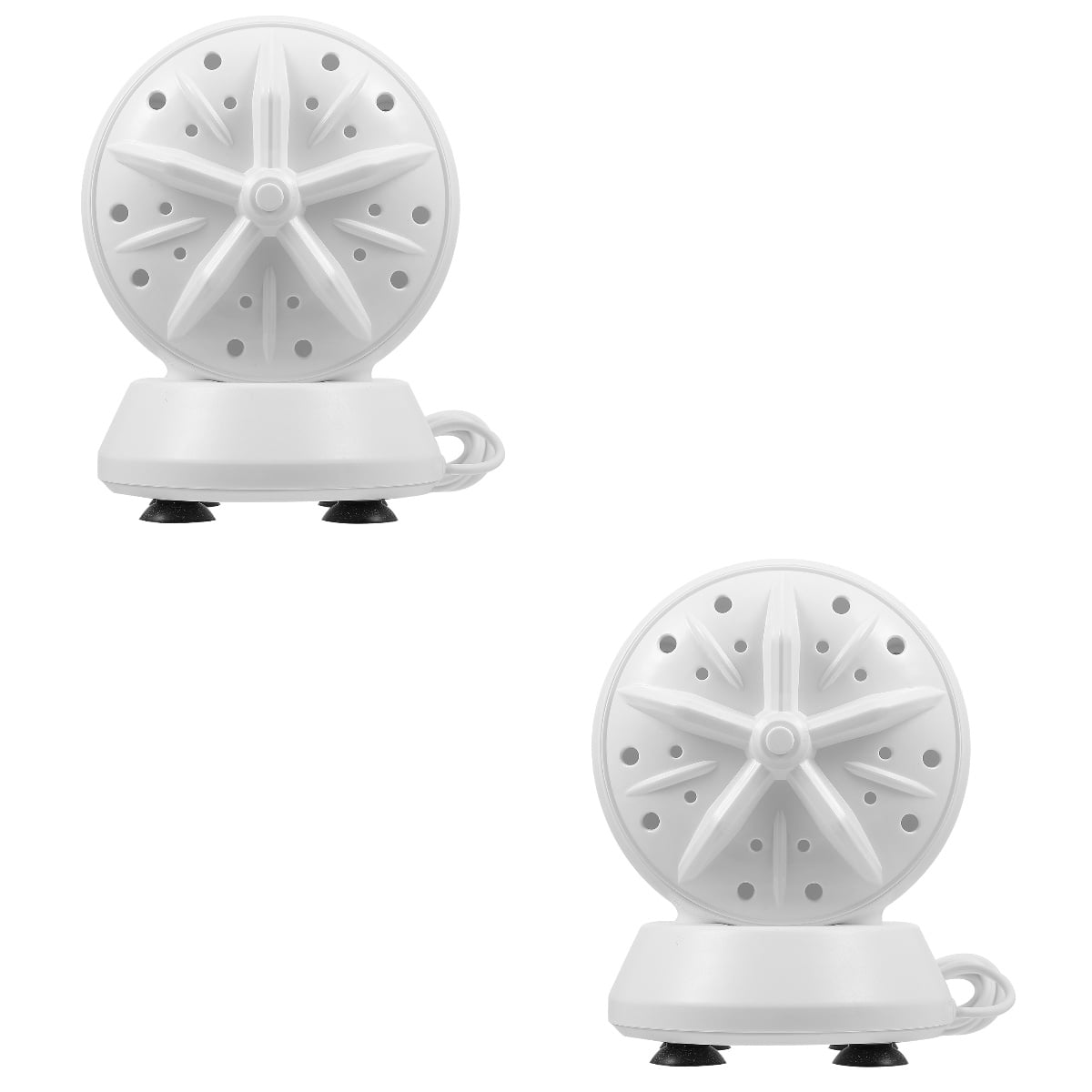 2pcs Sonic Turbine Washer USB Laundry Portable Travel Clothes Washer ...