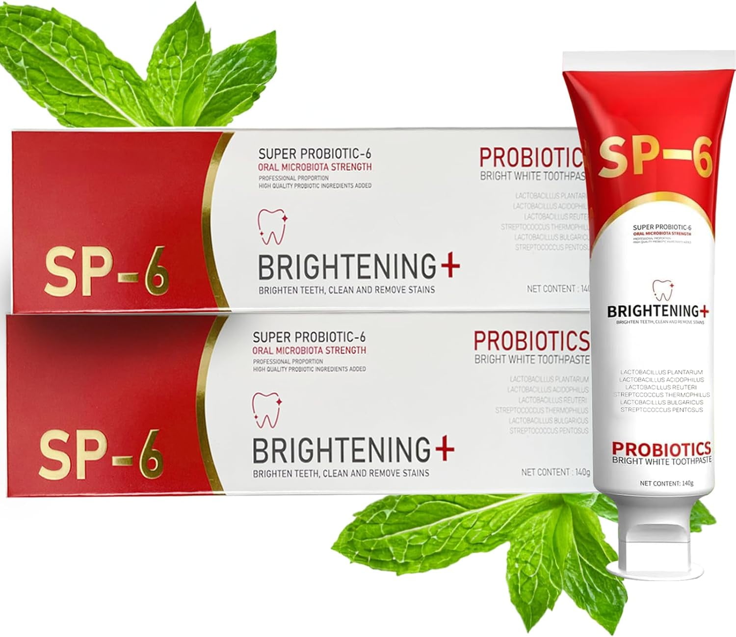 2pcs Sp6 Probiotic Whitening Toothpaste, Sp 6 Toothpaste, Sp-6 Ultra ...