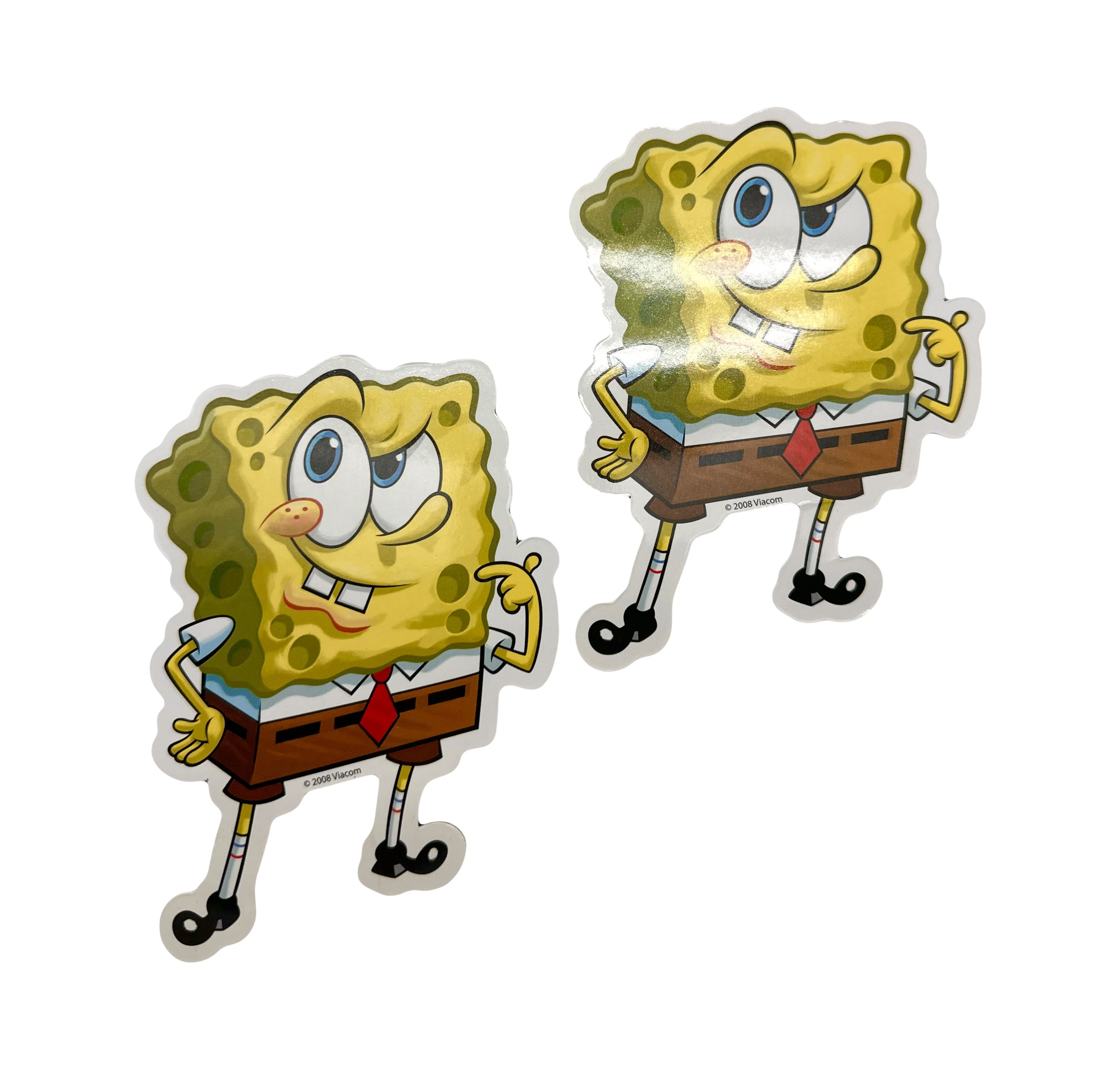 2pcs Spongebob Squarepants Magnet Set - SpongeBob Curious Face Flexible ...