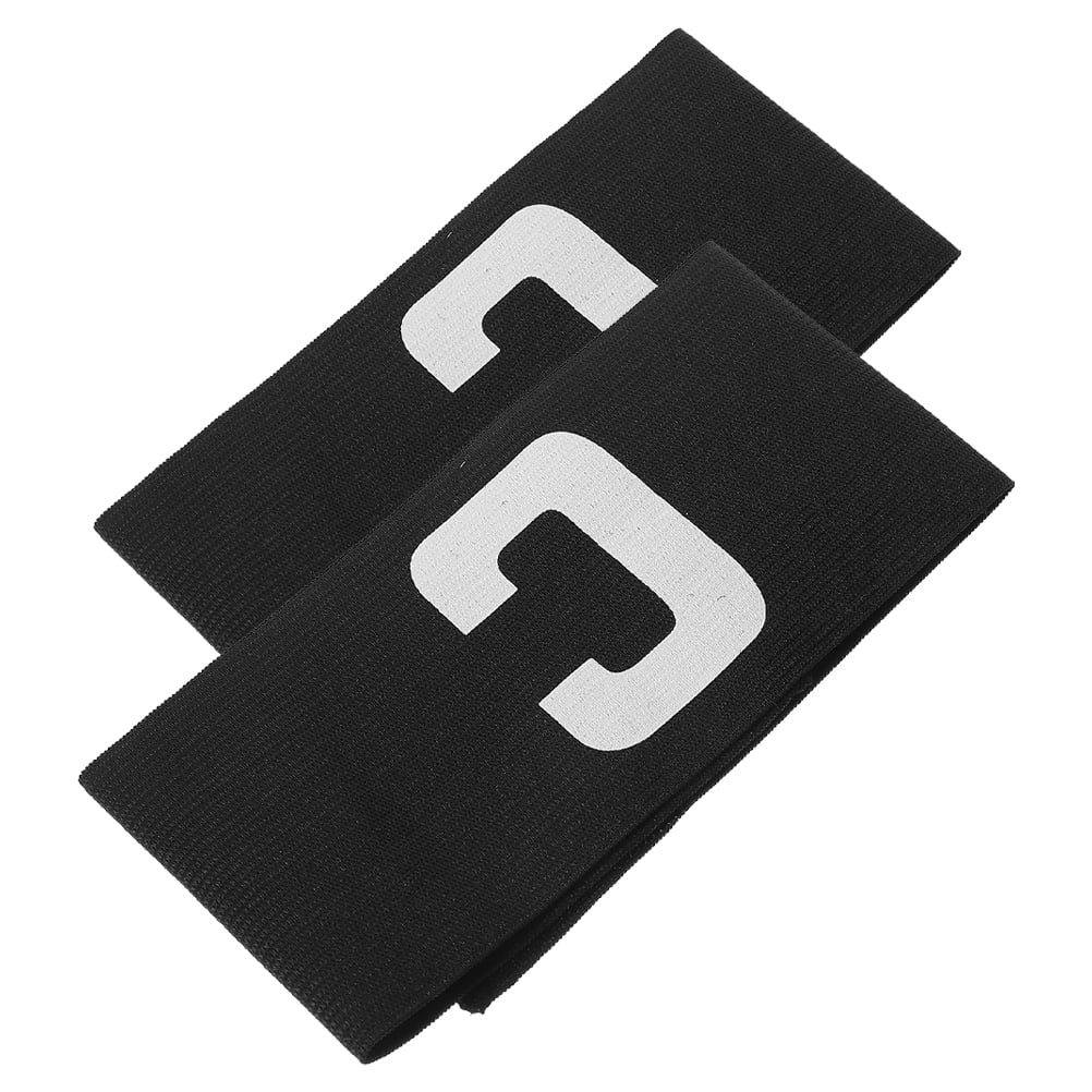 2pcs Adjustable Elastic Sports Captain Armbands for Football Basketball ...