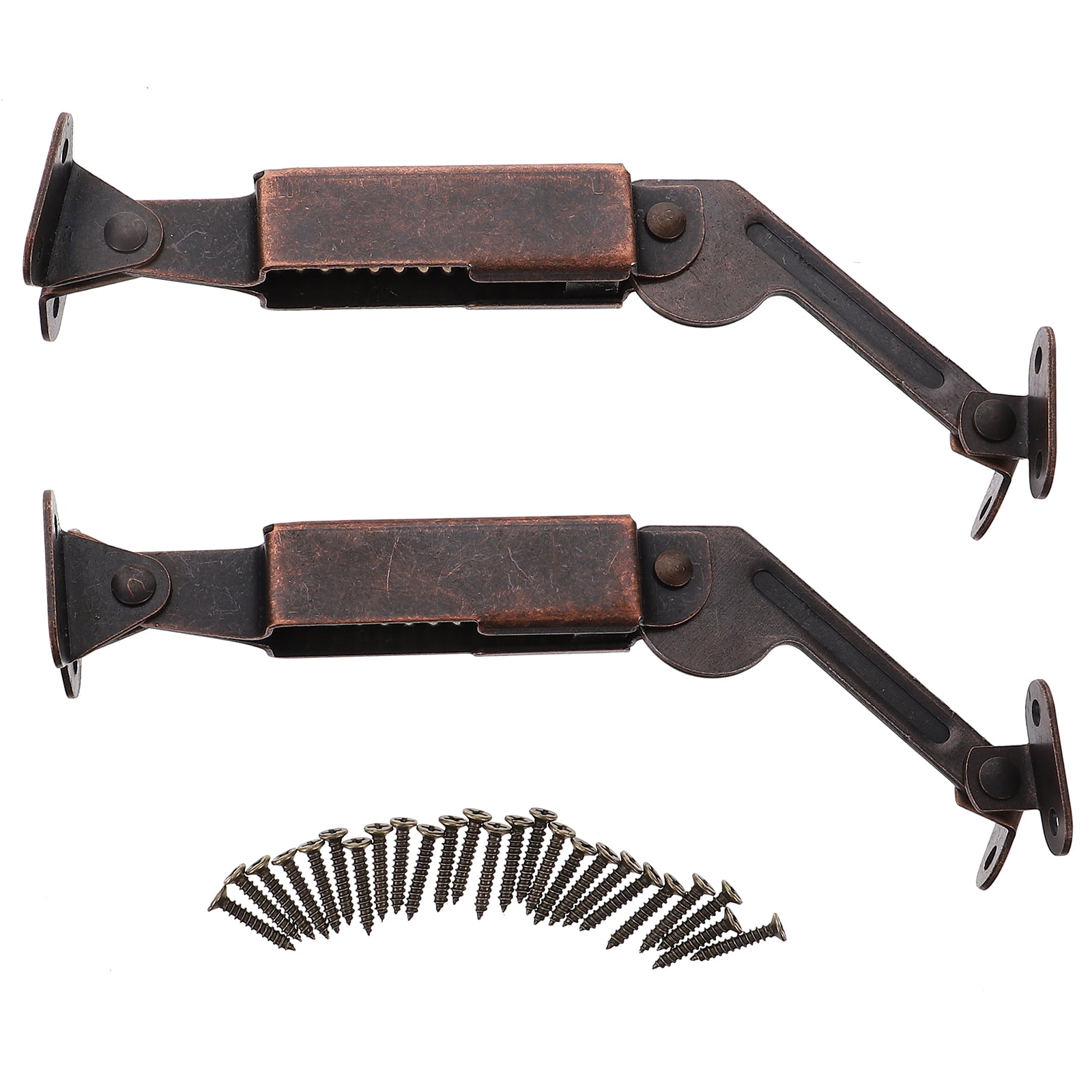 2pcs Spring Box Lid Upturned Support Hinge Iron Cabinet Door Hinges for ...