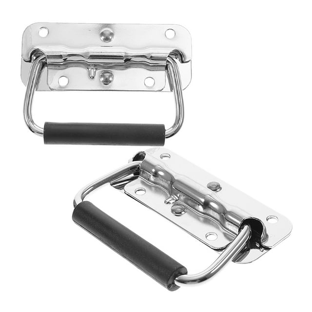 2pcs Spring-Loaded Folding Handles For Wooden Boxes And Tool Chests ...