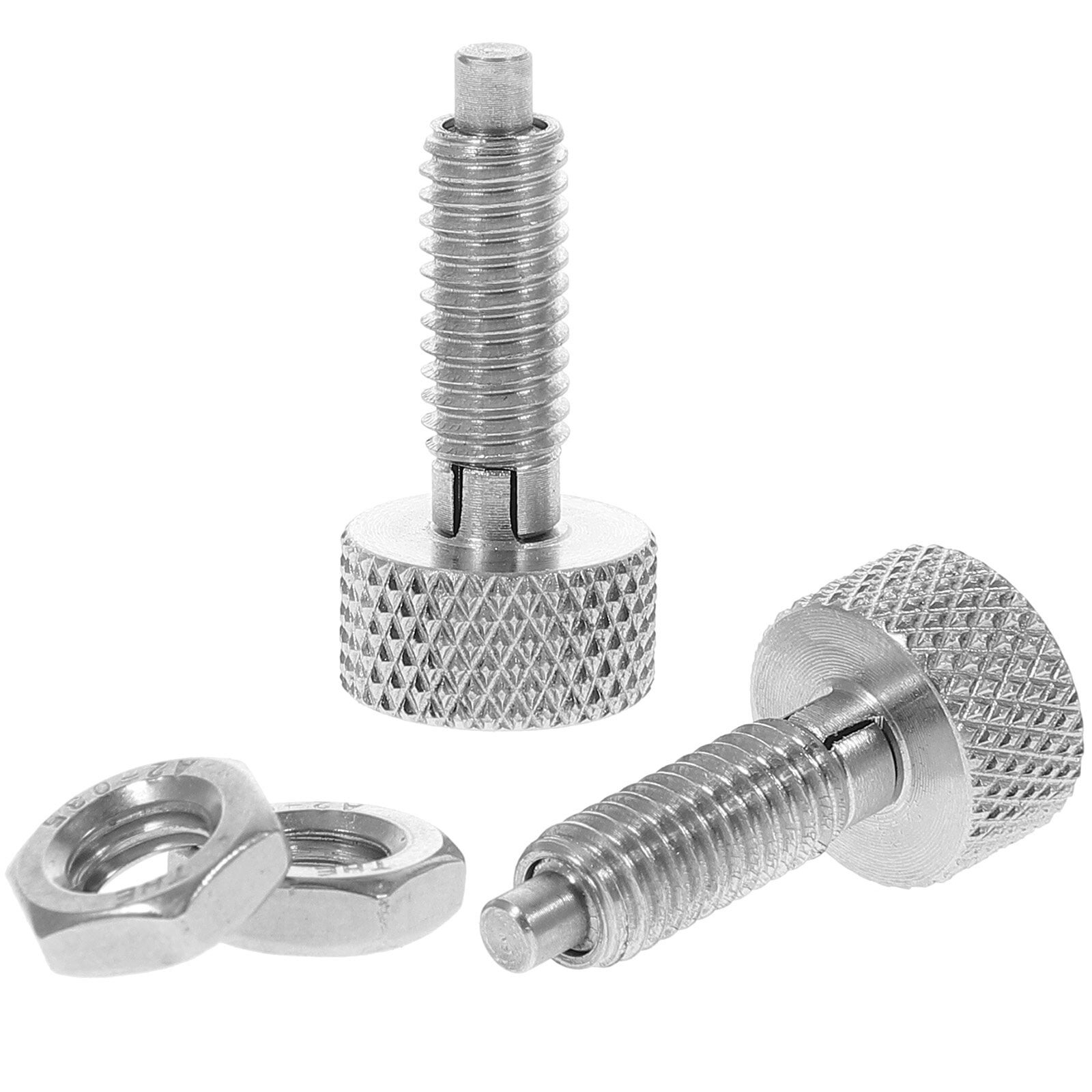 2pcs Spring Plunger Quick Release Pin With Knurled Handle Locating ...