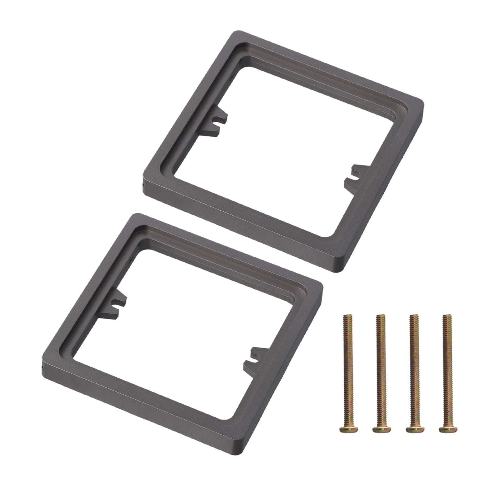 2pcs Square Spacer Frame Plate 10MM Single Socket Spacer Socket Light ...