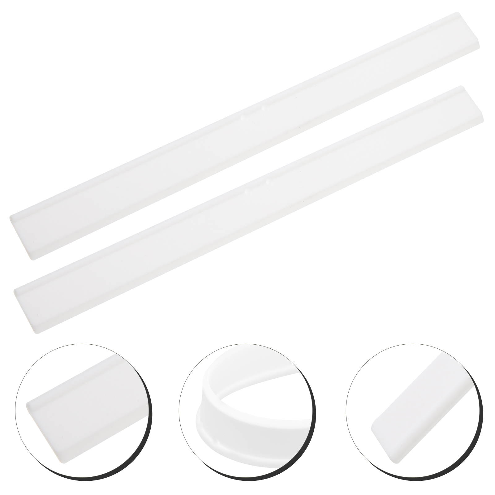 2pcs Squeegee Replacement Rubber Refill Strip Window Squeegee ...