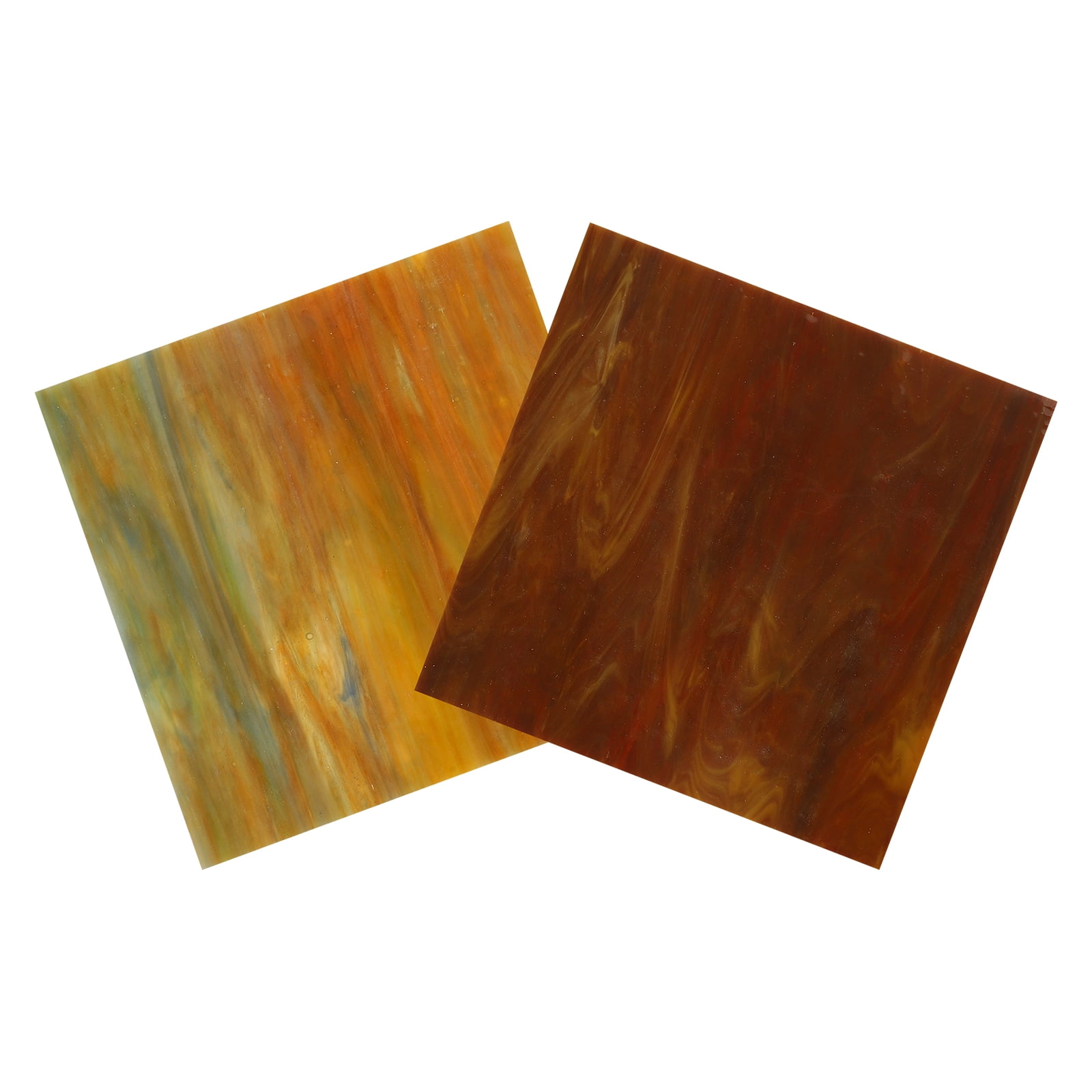 2pcs Stained Glass Sheets for Art and Craft Projects, Cathedral Glass ...