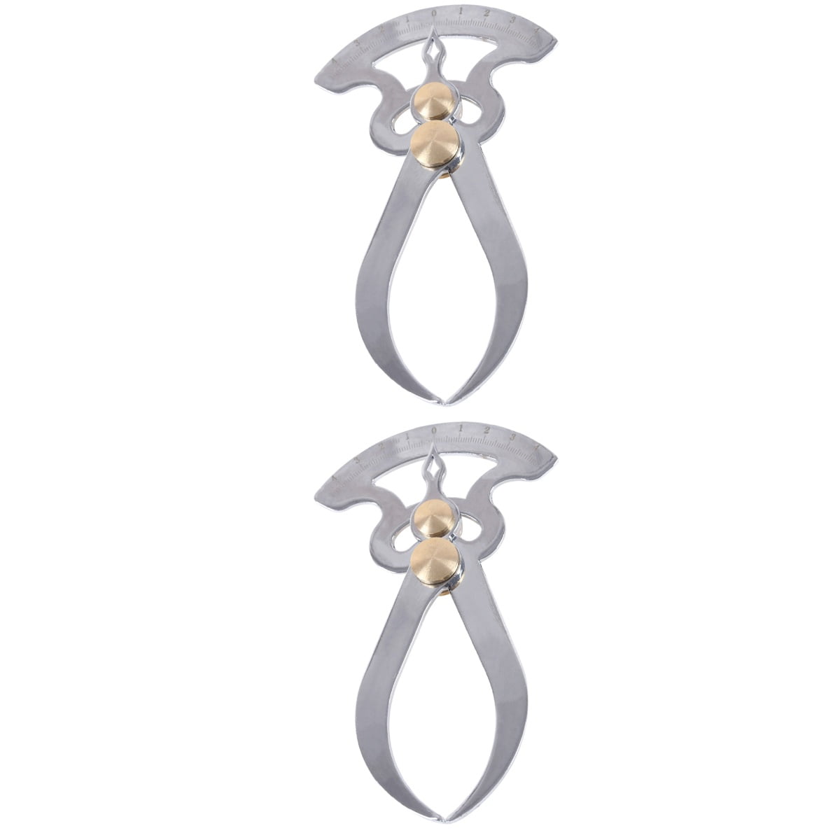 2pcs Stainless Outside Calipers for Woodworking, Ceramic Pottery ...