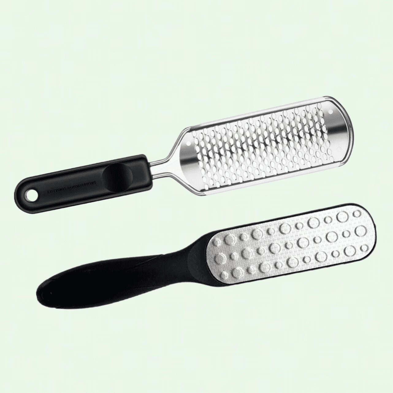 2pcs Stainless Spatula Heel Scrubber, Foot Buffer and Callus File ...