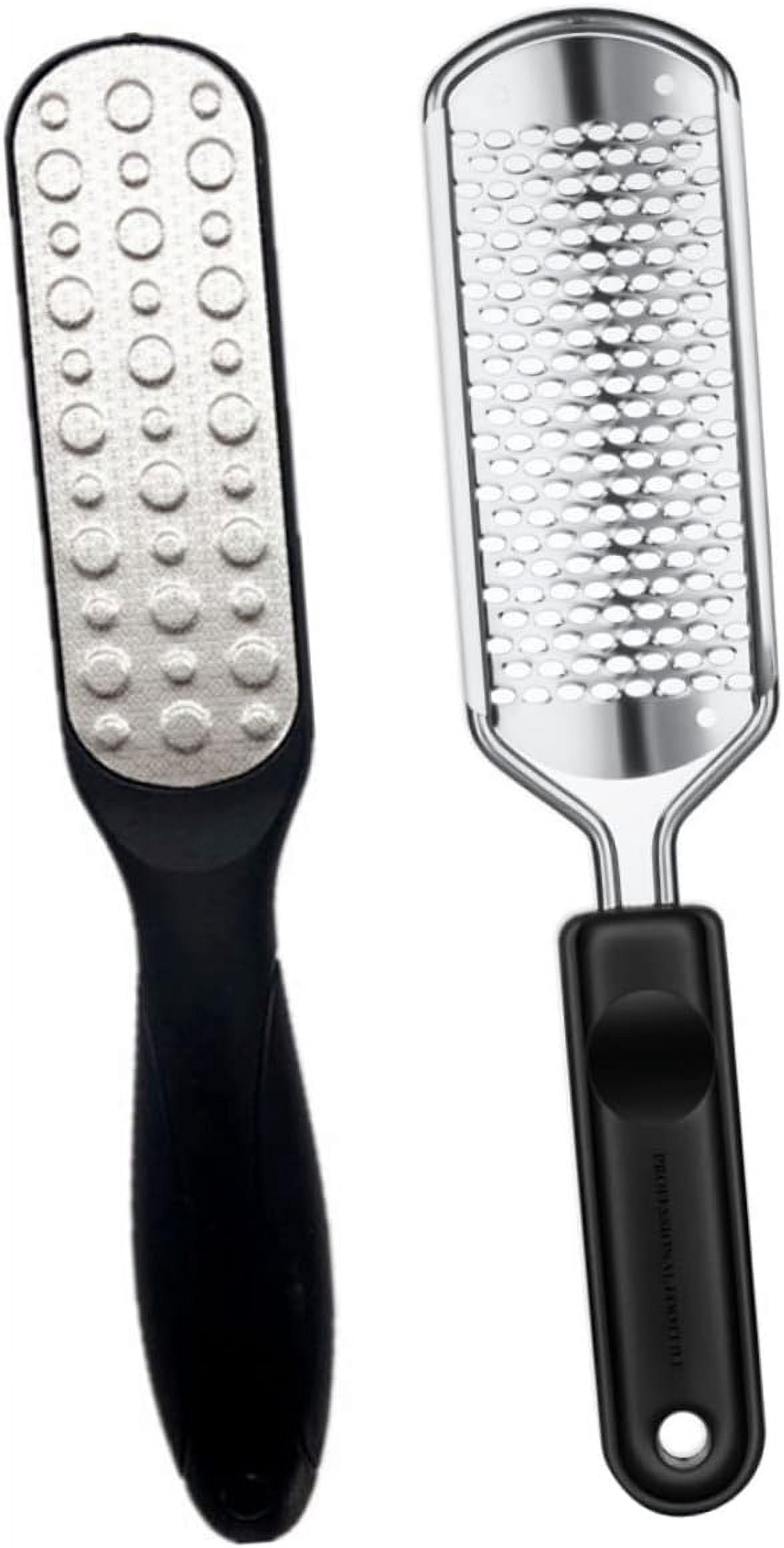 2pcs Stainless Spatula Pedicure Tools Stainless Steel Scrubber Callus ...
