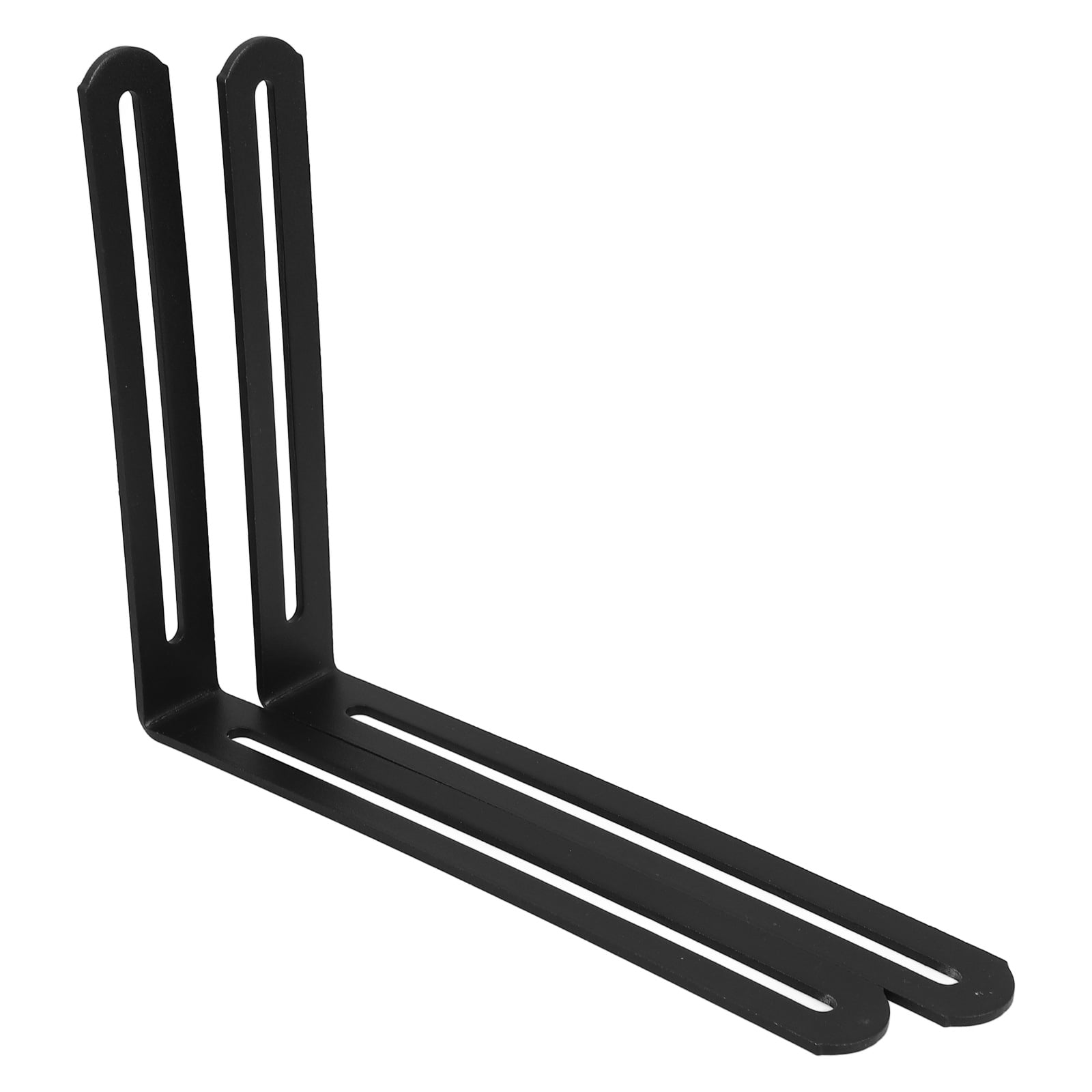2pcs Stainless Steel Adjustable L Bracket Slotted Right Angle Corner ...