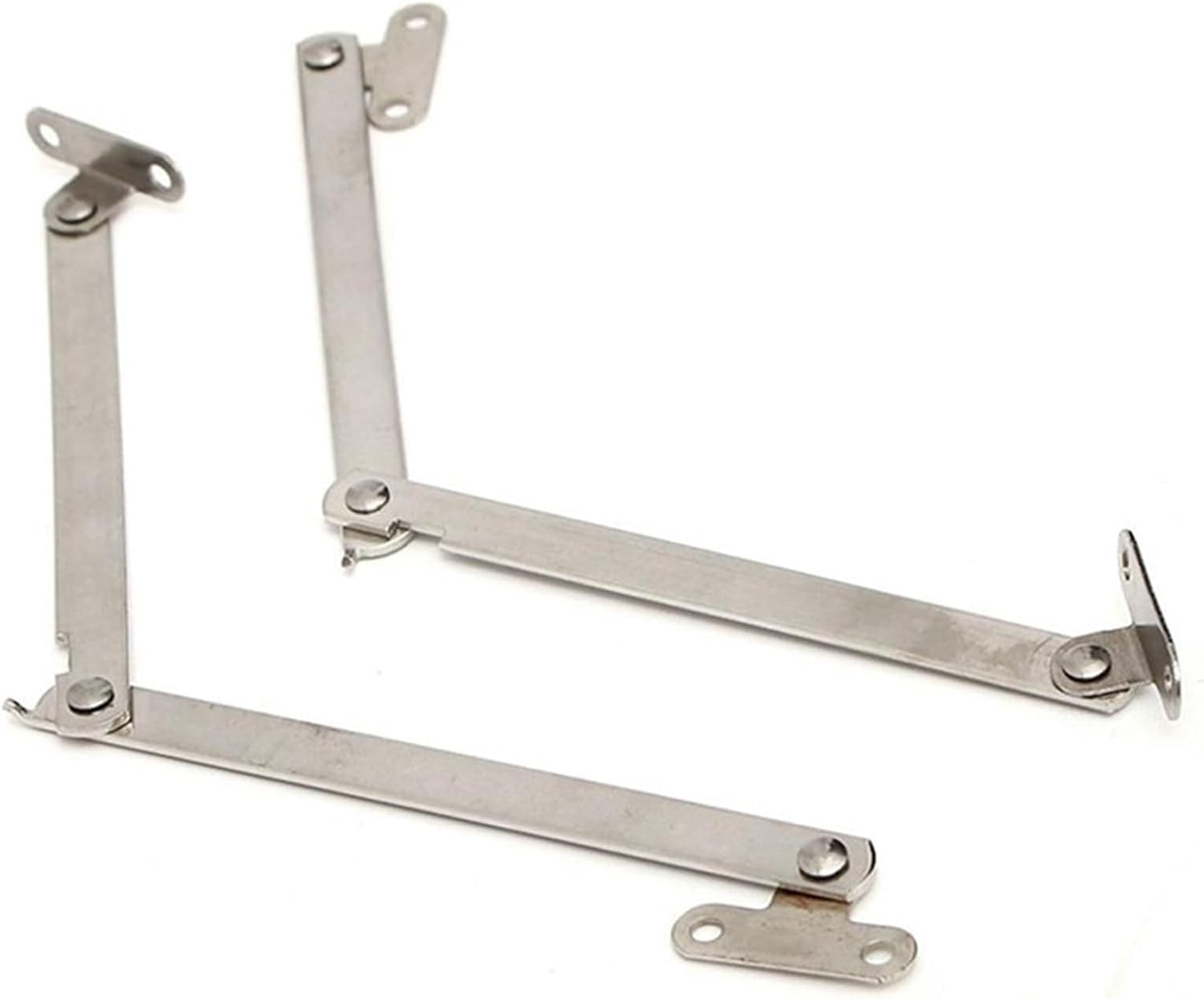 2pcs Stainless Steel Cabinet Cupboard Furniture Doors Close Lift Up ...