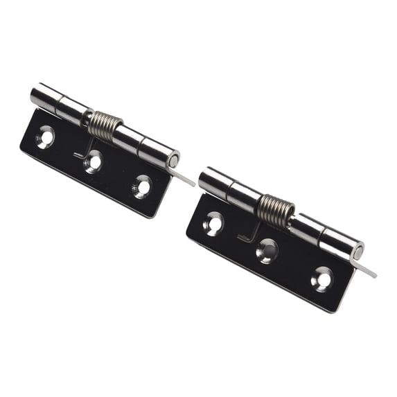 2pcs Stainless Steel Door Hinges with Self Closing Spring for Cabinet ...