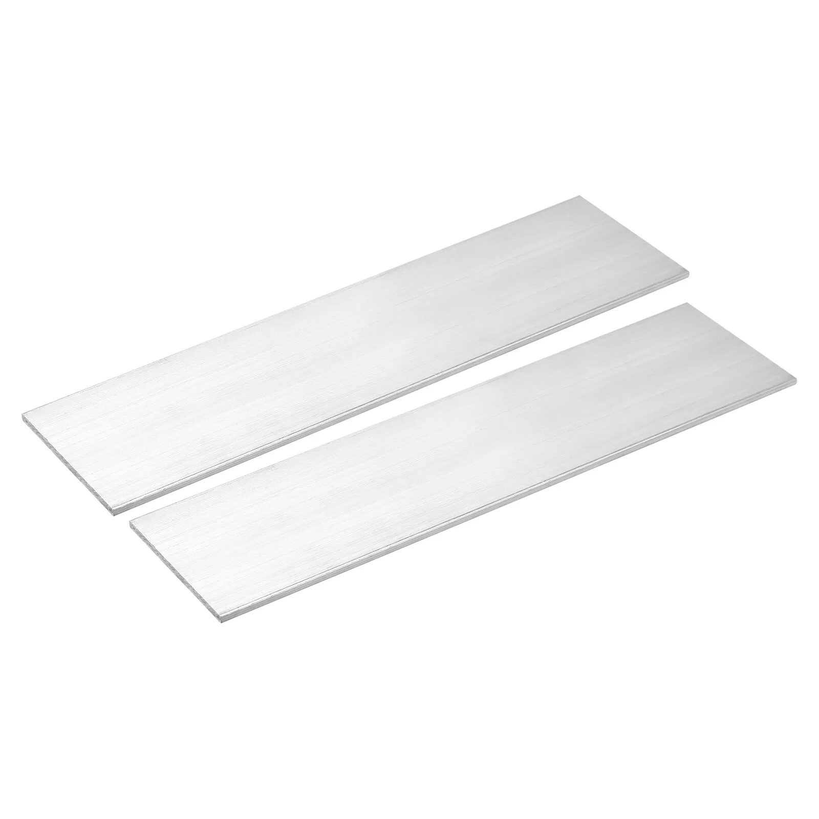 2pcs Stainless Steel Flat Bar Brushed Finish Trim Strips Sheet 12"x4"x1 ...