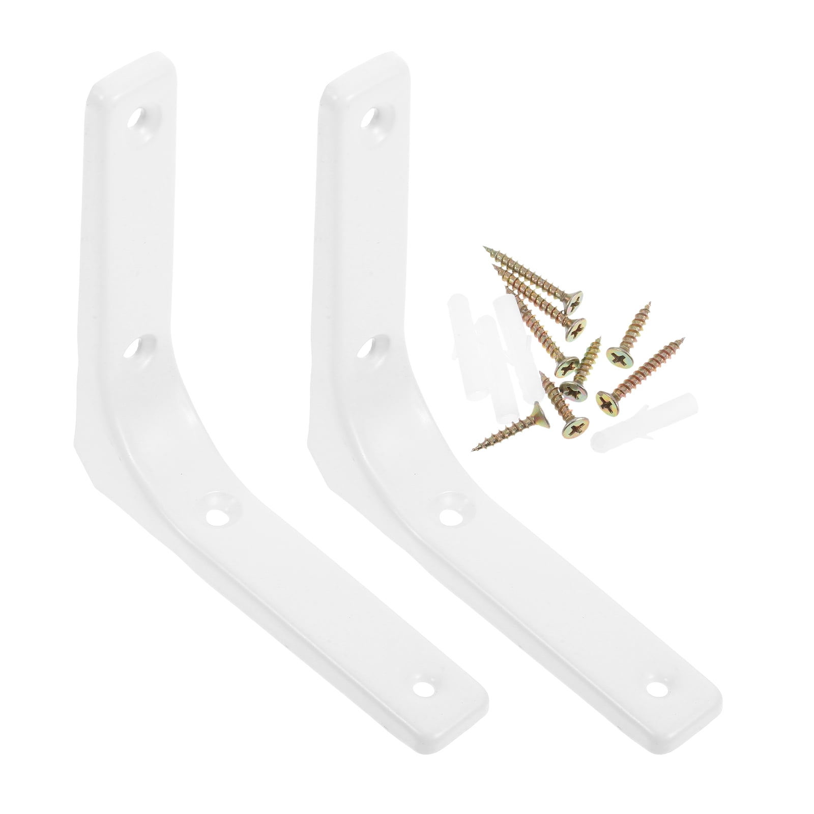 2pcs Stainless Steel Heavy Duty L-Shaped Triangle Shelf Brackets for ...
