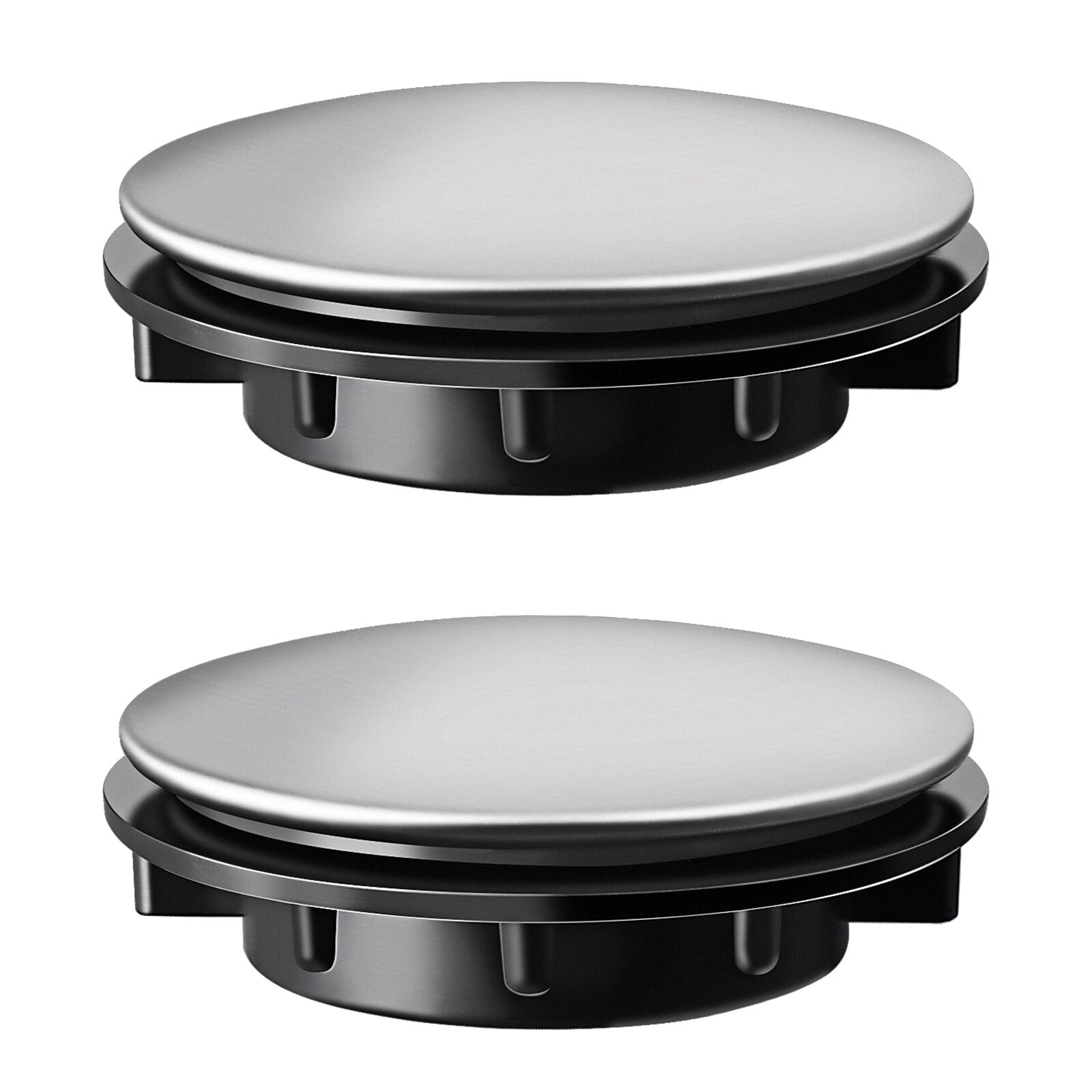 2pcs Stainless Steel Kitchen Sink Tap Hole Covers Washbasin Hole Plugs ...