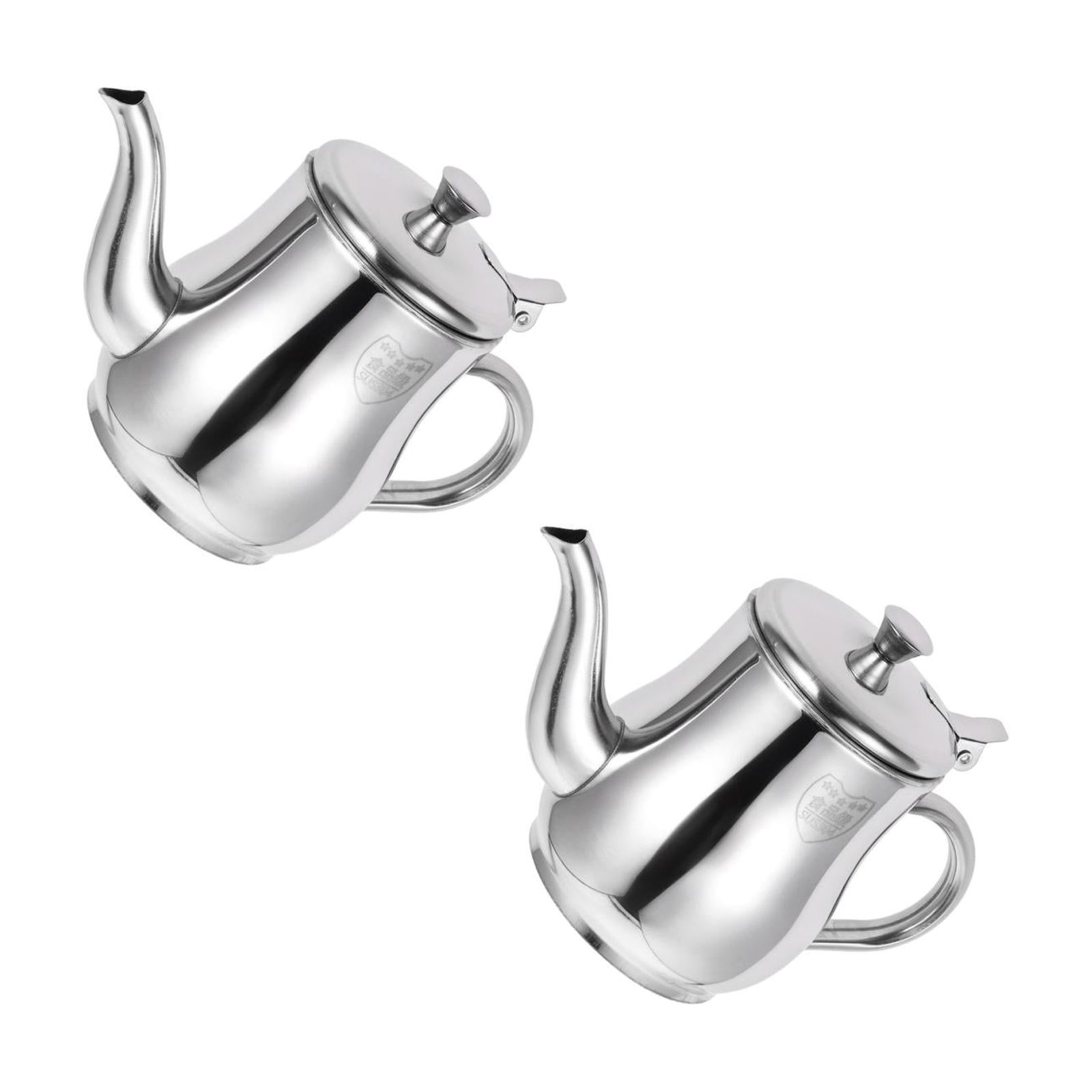 2pcs Stainless Steel Oil Pot Grease Strainer and Container Oil Holder ...