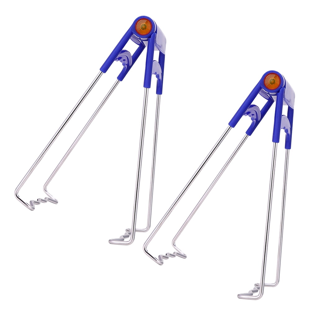 2pcs Stainless Steel Plate Tongs Useful Anti-scalding Plate Lifter Heat ...