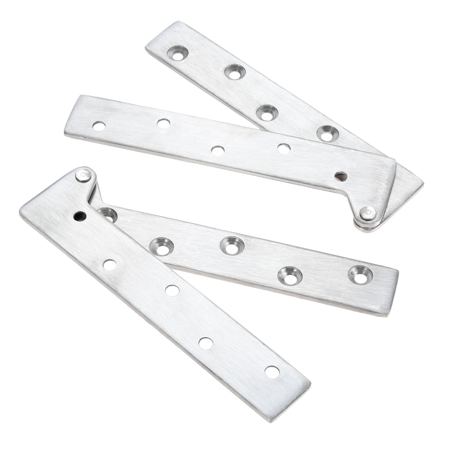 2pcs Stainless Steel Seven-word Hinge 360 Degree Rotation Hidden Hinge ...