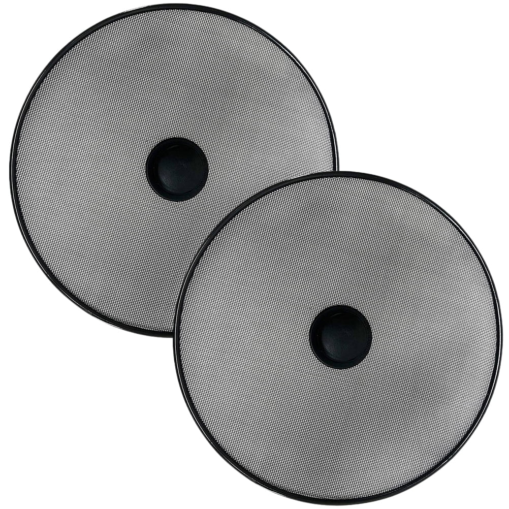 2pcs Stainless Steel Splash Guard for Frying Pan Grease Splatter Screen ...