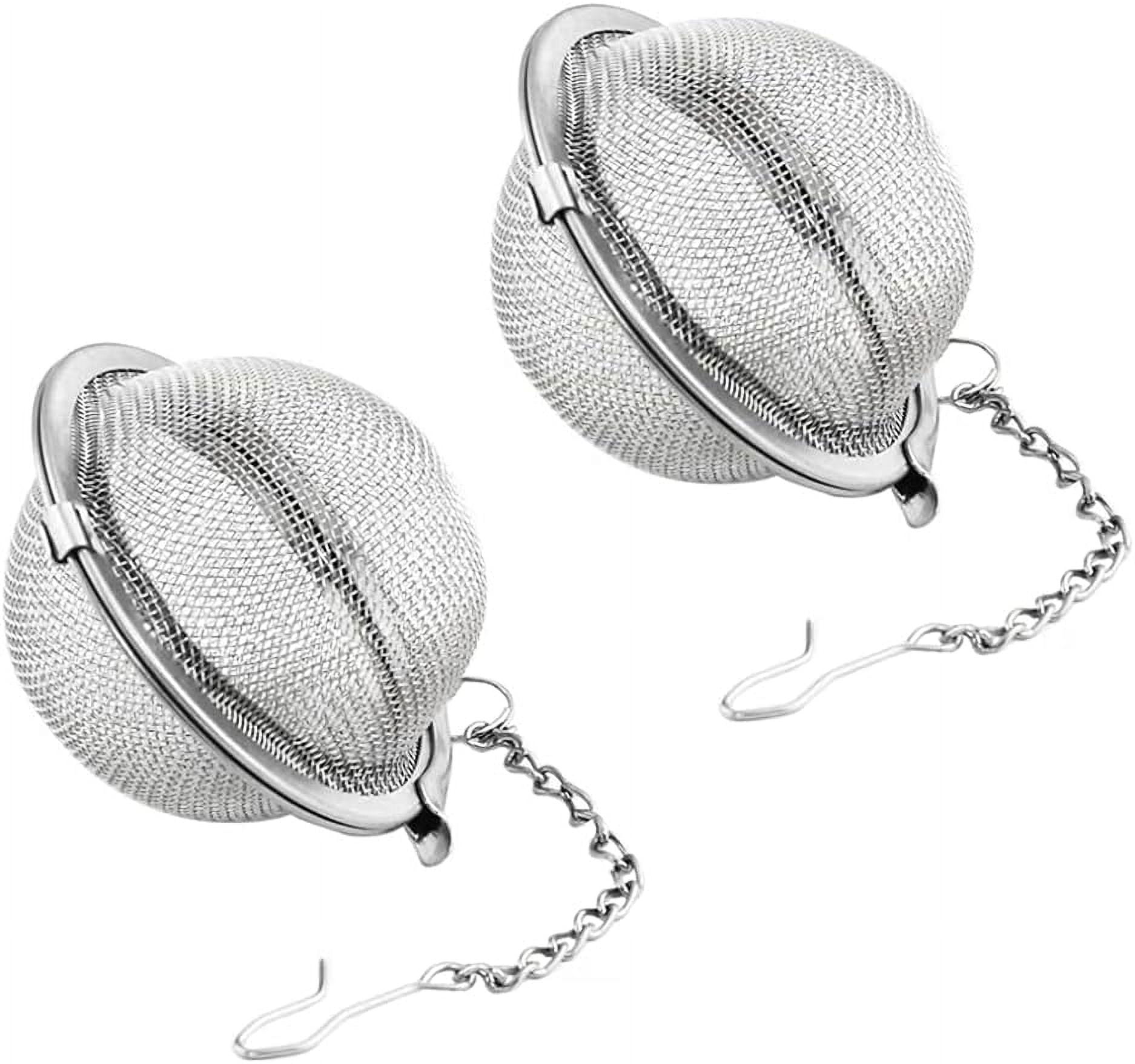 ZDWQFA, Tea Strainer, 2 inch, Mesh Infuser with Extended Chain ...