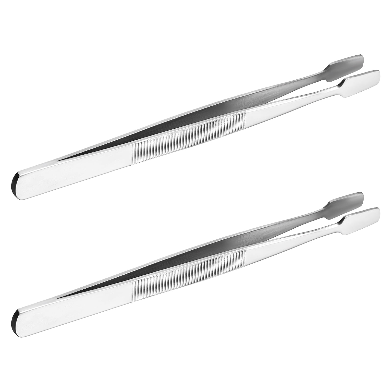2pcs Stainless Steel Tweezers Stamp Tweezers Stainless Steel Philately ...