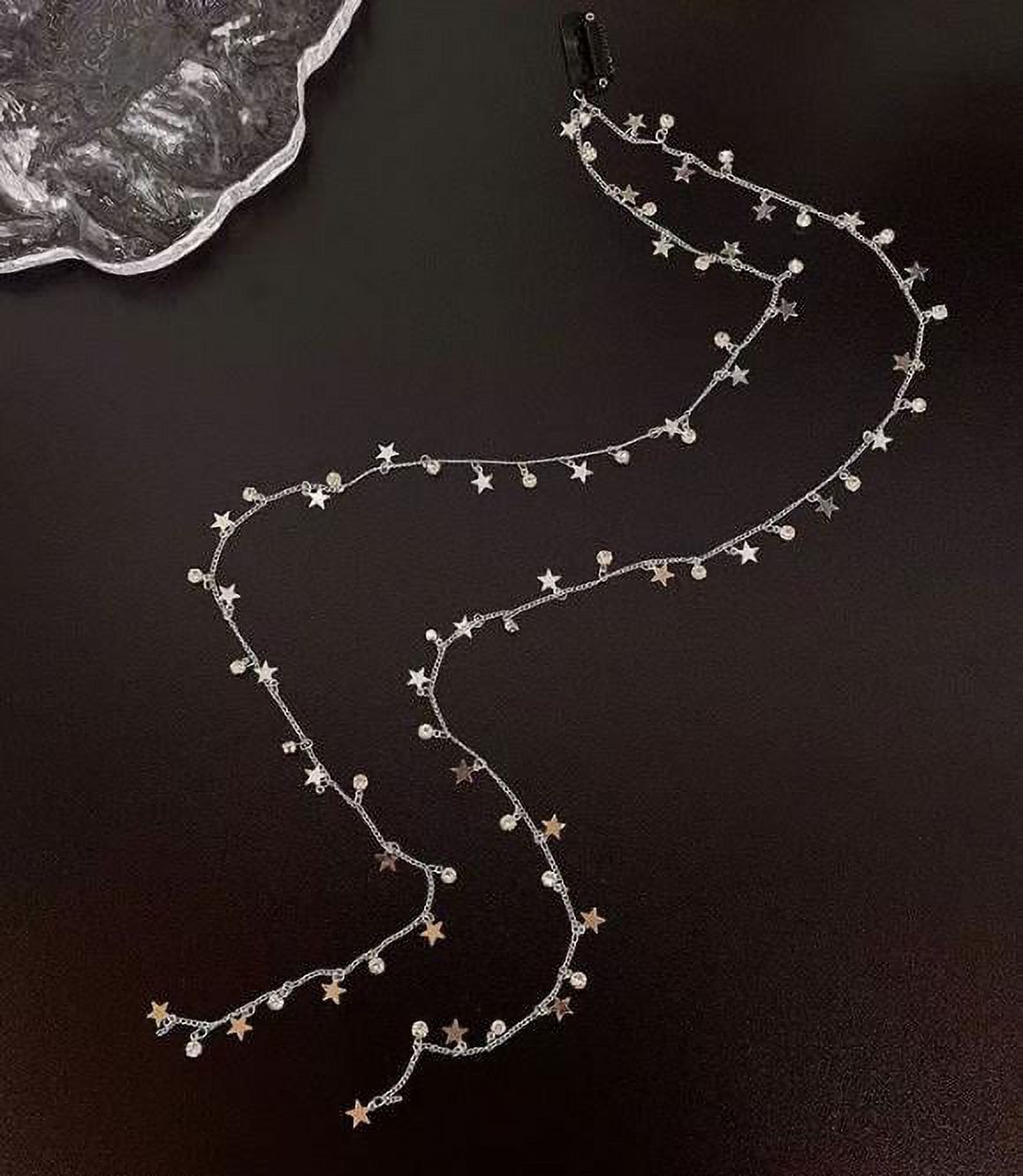 2pcs Star Hair Chains Women Extensions Hair Chains Clip In Braiding ...