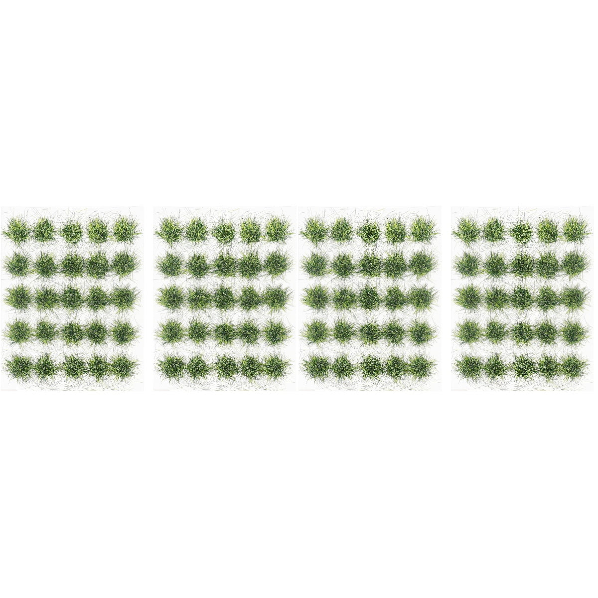 2pcs Static Grass Tuft Model: Miniature Bushy Tufts Lowland Shrubs ...