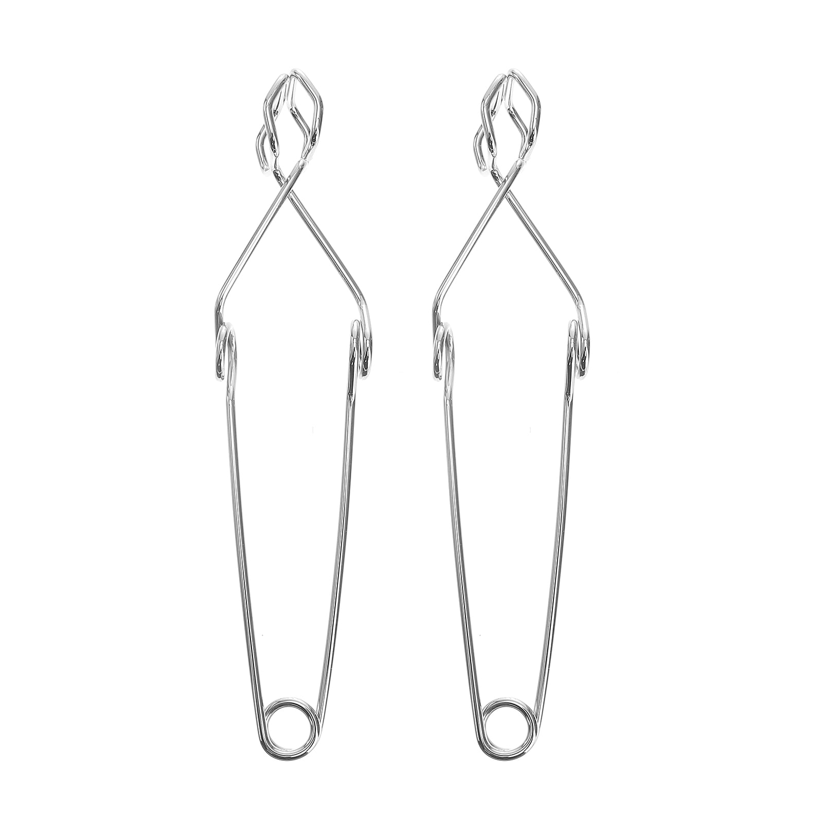 2pcs Steel Test Tube Clips Laboratory Test Tube Clamps Test Pipe Clips ...