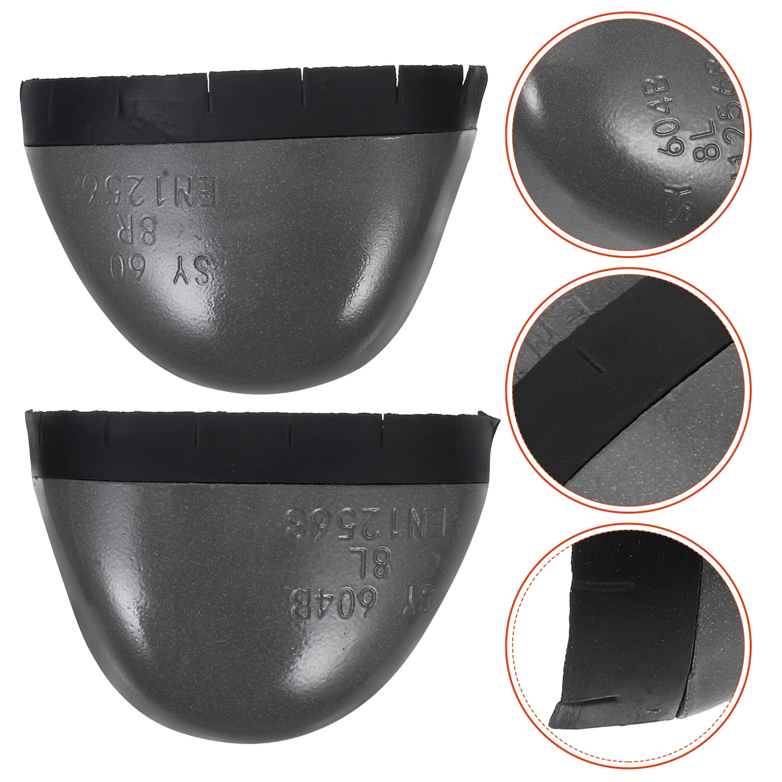 2pcs Steel Toe Covers For Shoes No Slip Safety Toe Cap Metal Toe Guard ...