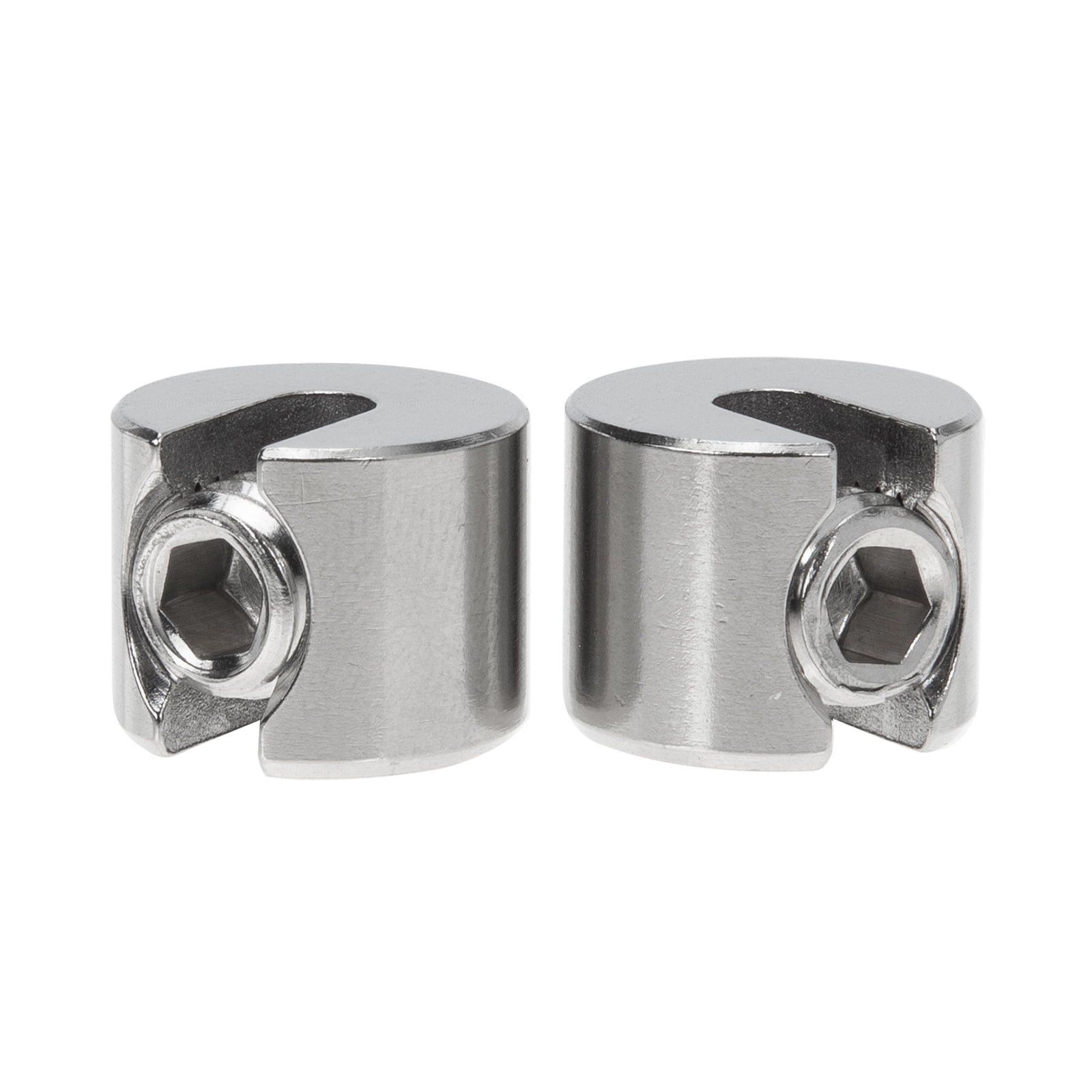 2pcs Steel Wire Rope Fixation Clip Slotted Grub Steel Wire Rope ...