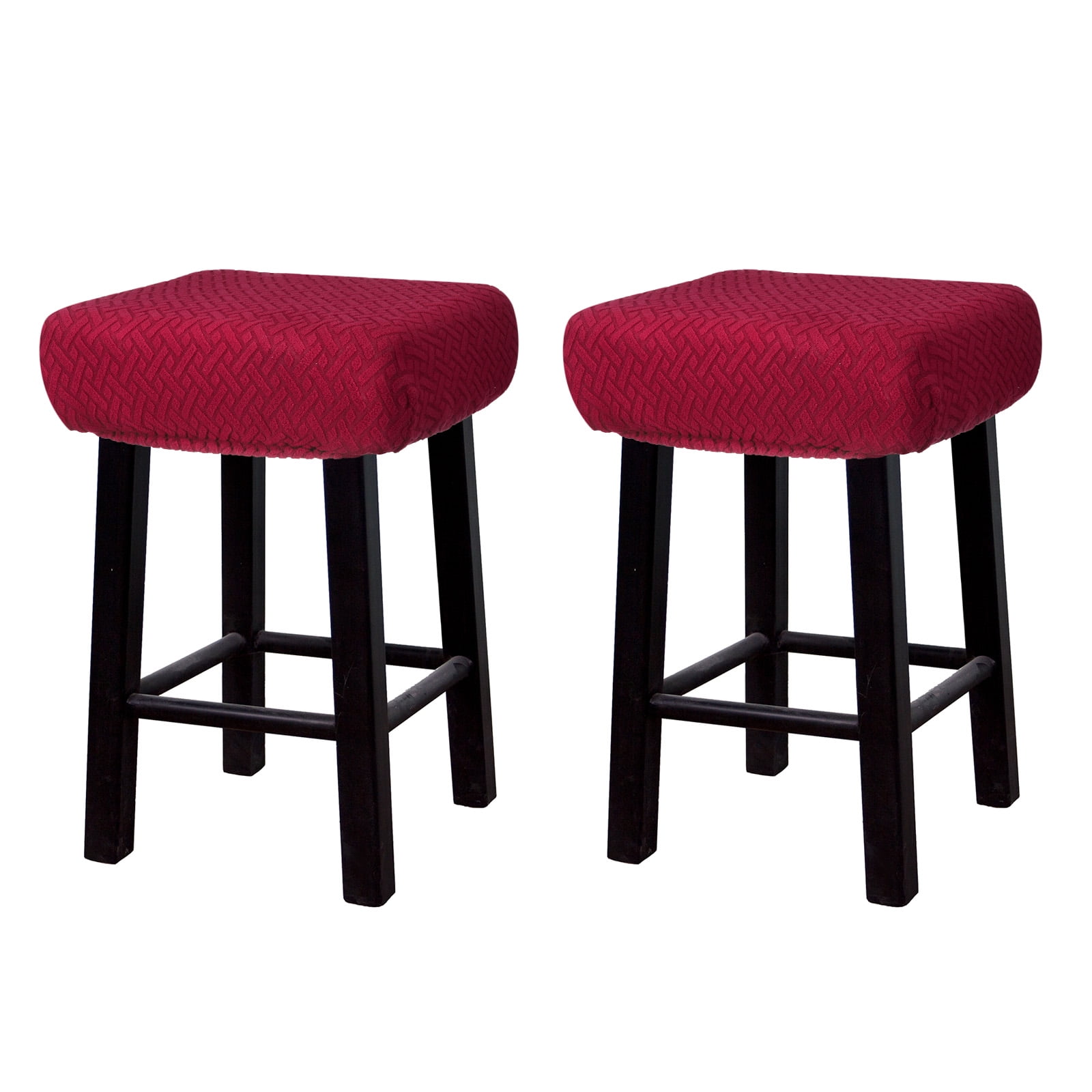 2pcs Stool Covers Rectangle, Bar Stool Covers Saddle Seat Cover for ...