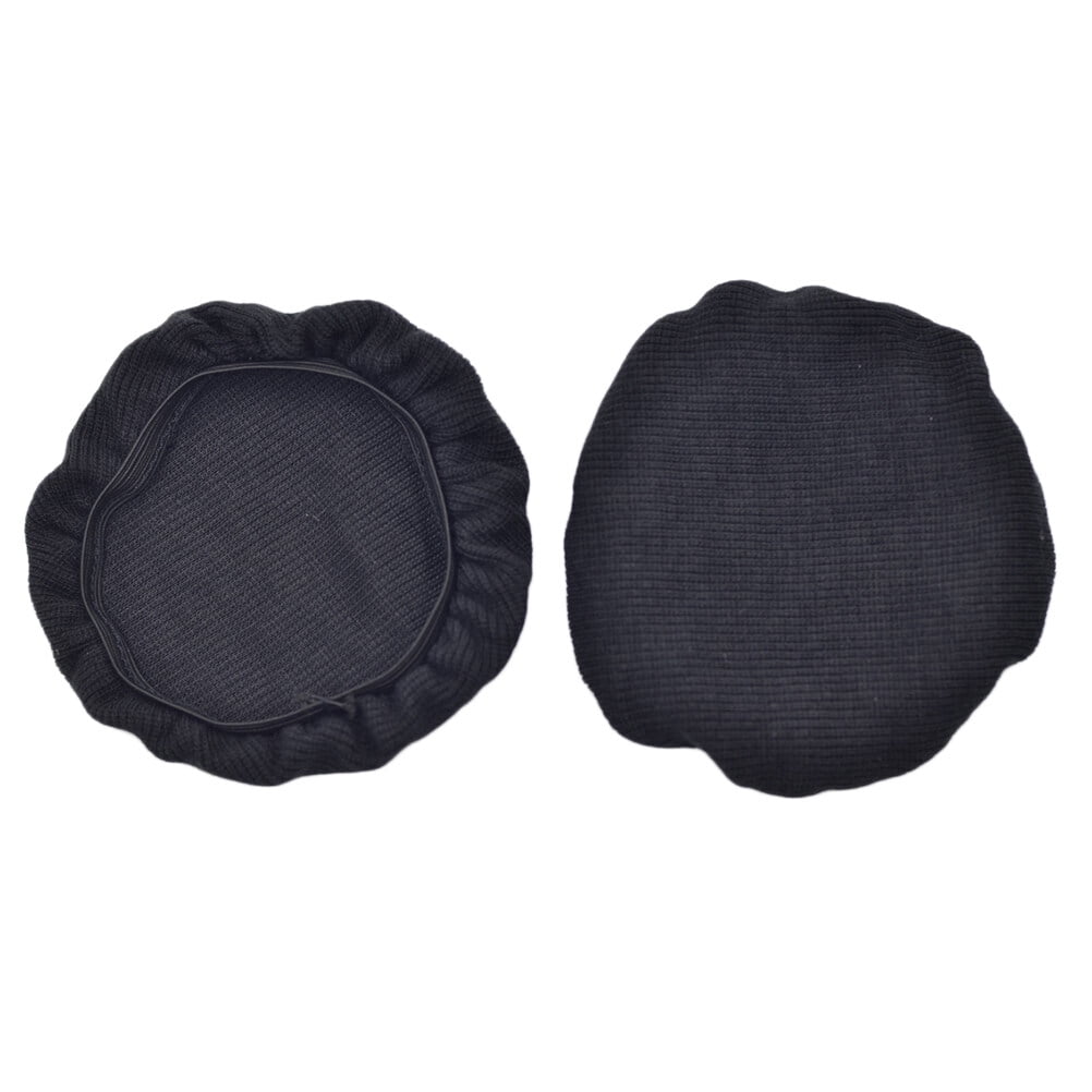 2pcs Stretchable Fabric Headphone Covers Washable Sanitary Ear Pad ...