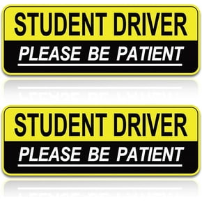 Student Driver Magnets
