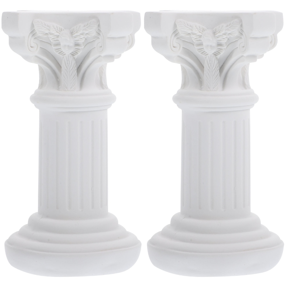 2pcs Sturdy Simulated Pillar Model Resin Roman Pillar Model Mini House ...