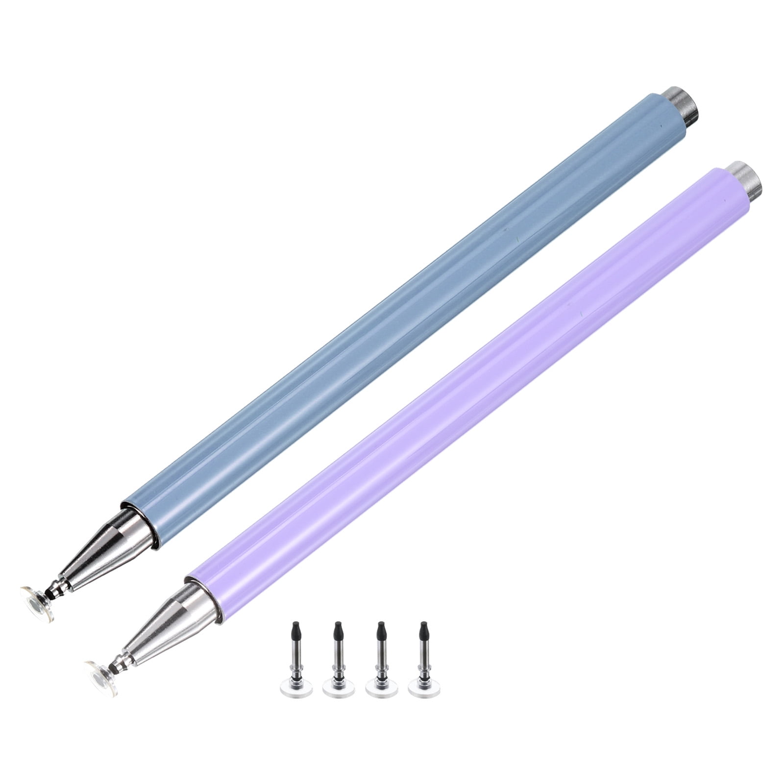 2pcs Stylus Pens for Touch Screens Magnetic 4 Fine Point Disc Universal ...