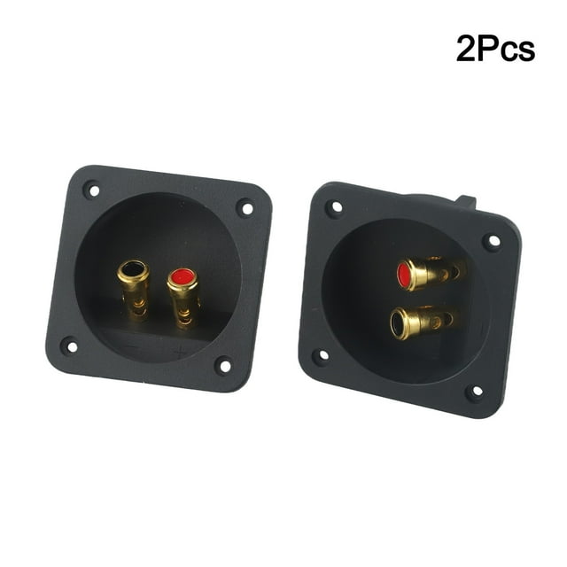 2pcs Subwoofer Plug Car Stereo Speaker Box Terminal Connector Audio ...