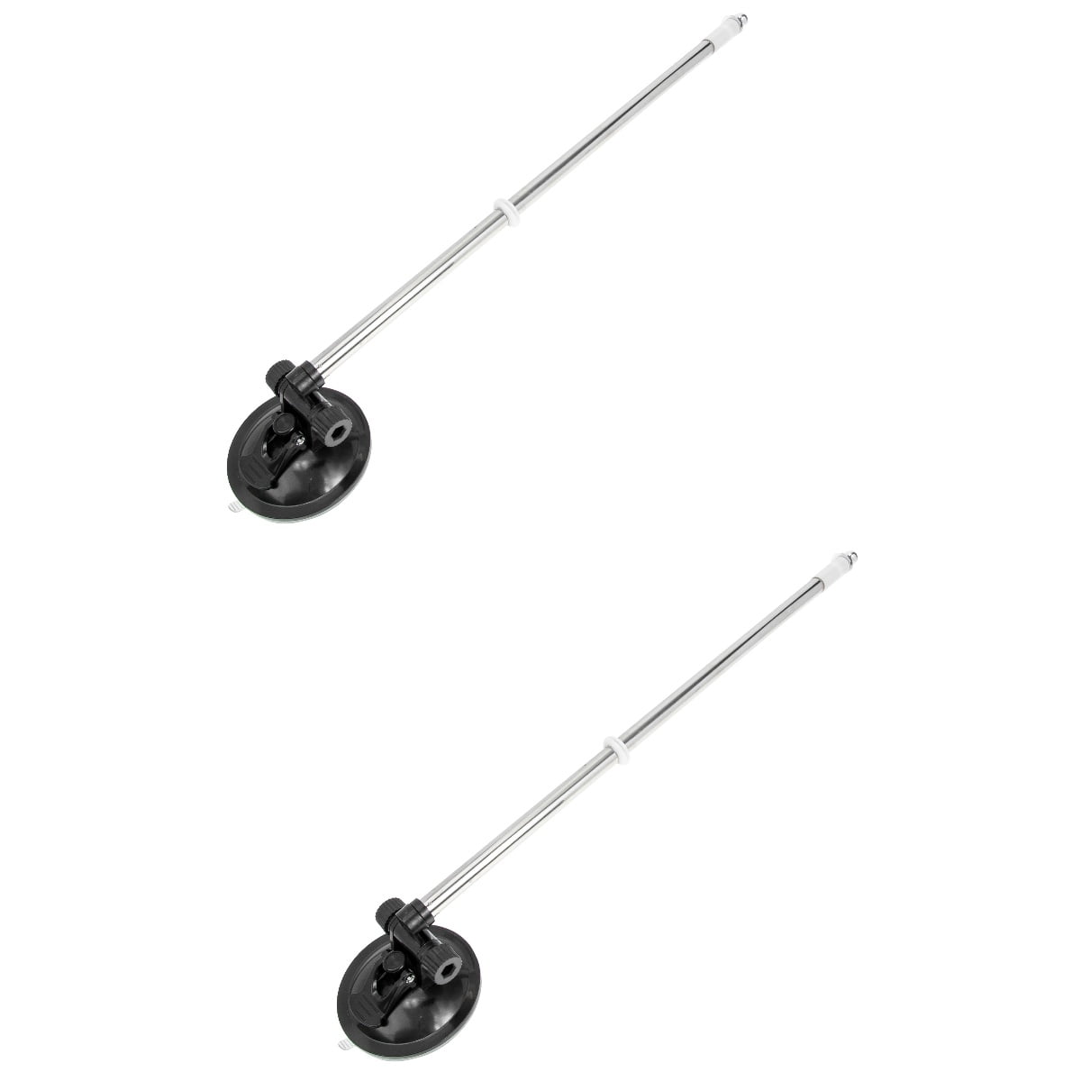 2pcs Suction Cup Flagpole Car Mount Flag Pole Telescopic Flag Holder ...