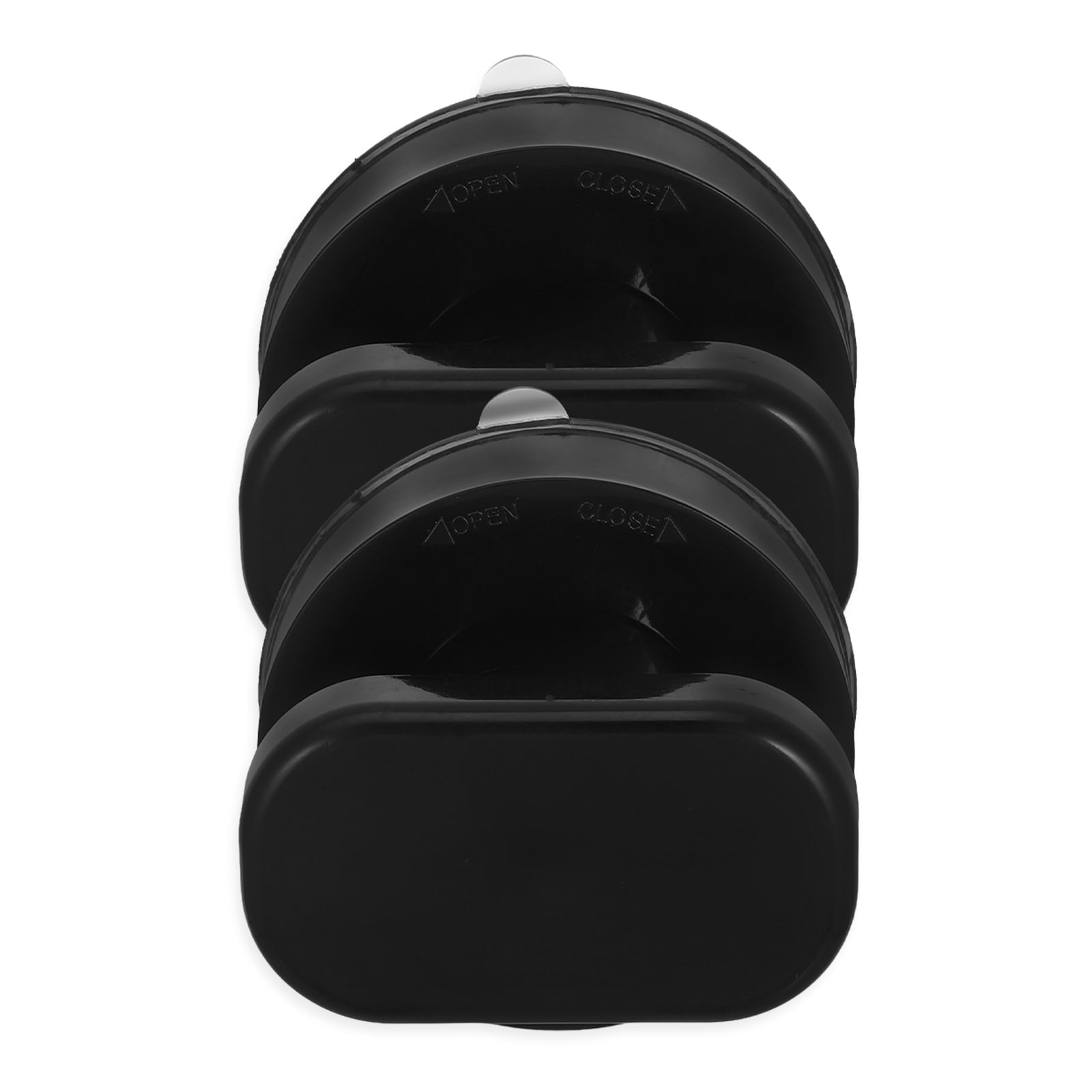 2pcs Suction Cup Glass Mirror Door Handle Bathtub Shower Handle Round ...