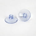 2pcs Suction Cup Glass Suction Pads 40mm Clear PVC Plastic Sucker Pads ...