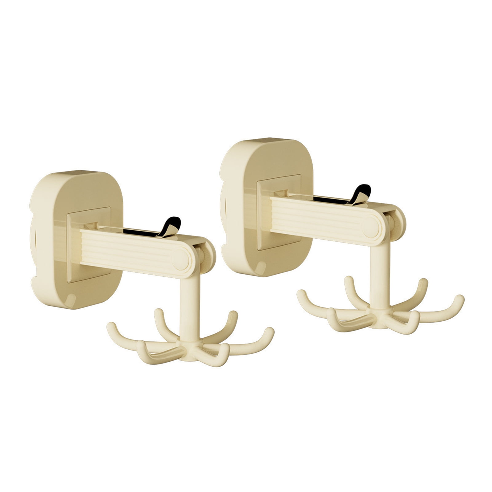 2pcs Suction Cups 360 Degree Swivels Hook Strong Load Bearing Wall ...