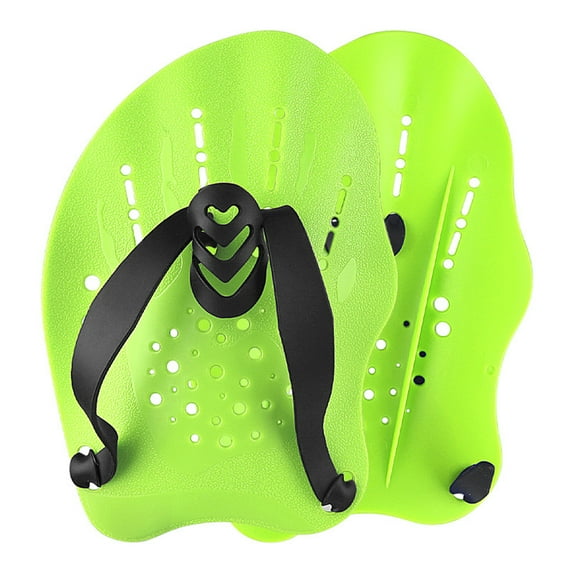 2pcs Swimmer Silicones Hand Paddles Webbed Swim Gloves Manacle Flippers ...